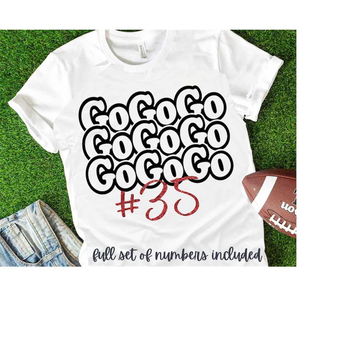 go go go svg, svg, football svg, gogogo svg, football mom, s | Inspire ...