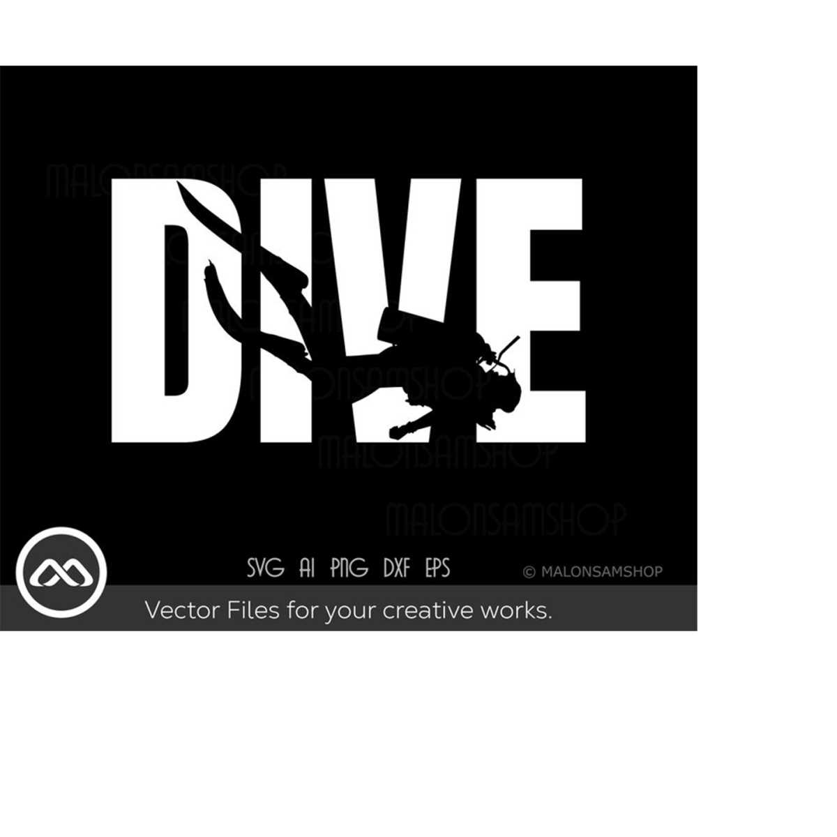Scuba SVG Dive - scuba diving svg, scuba diver svg, swimming | Inspire ...