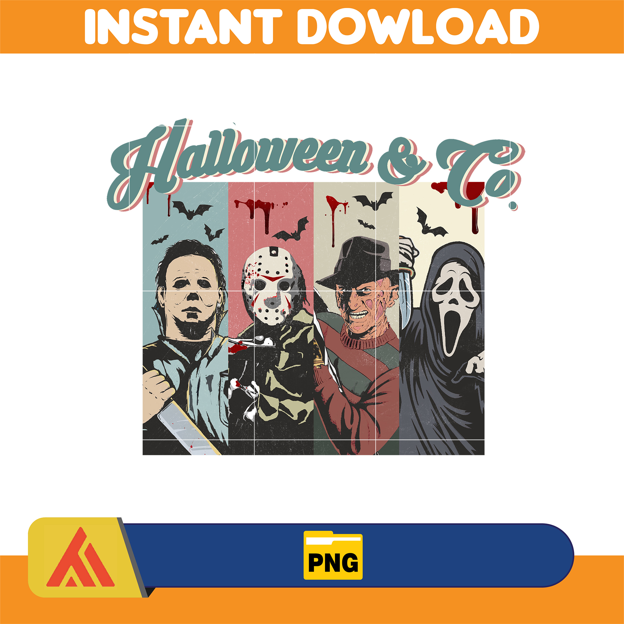 Retro Horror Characters PNG ,Designs Horror Movie Png , Retr | Inspire ...