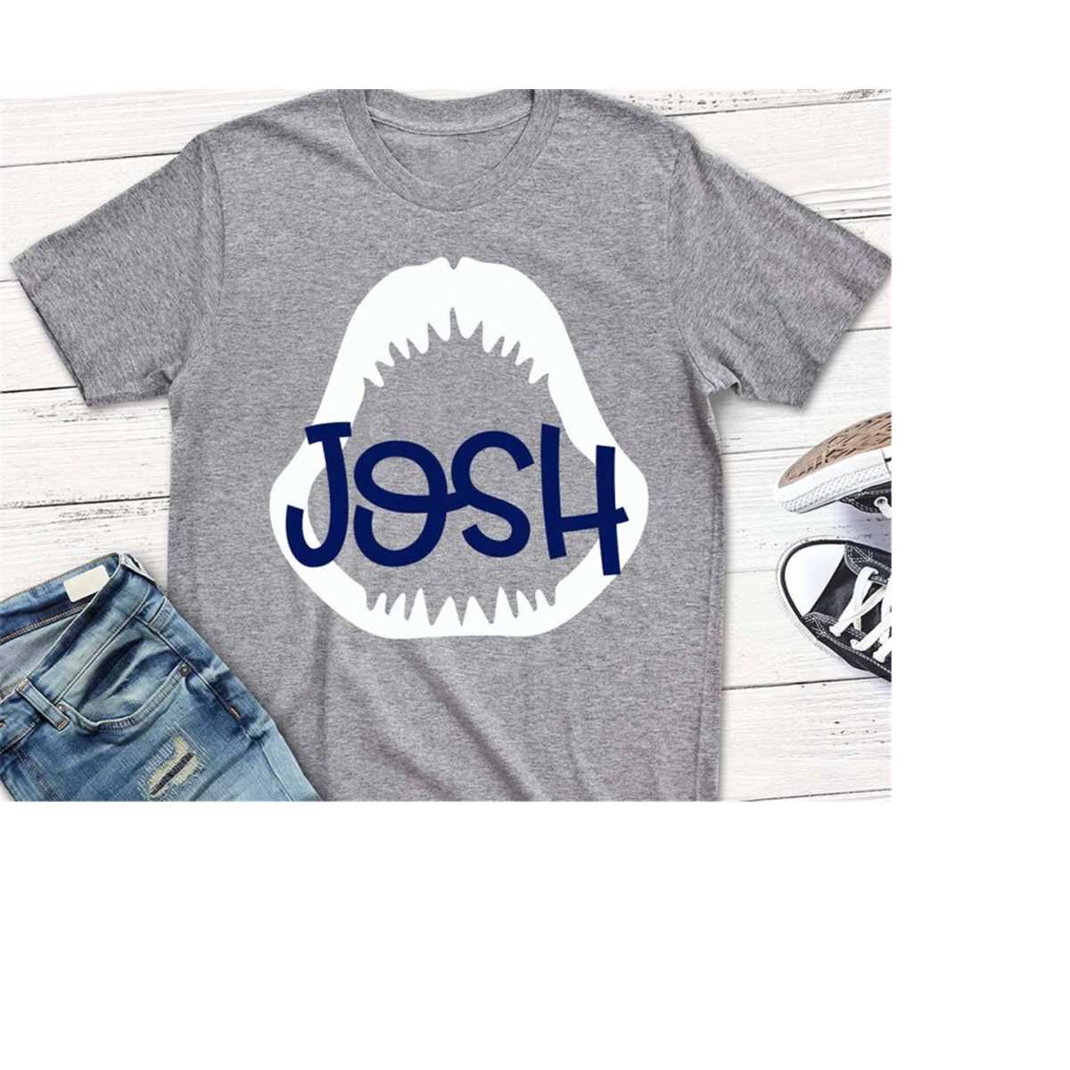 Shark svg, Shark jaws SVG, DxF, EpS, Cut file, boys svg, Sha | Inspire ...