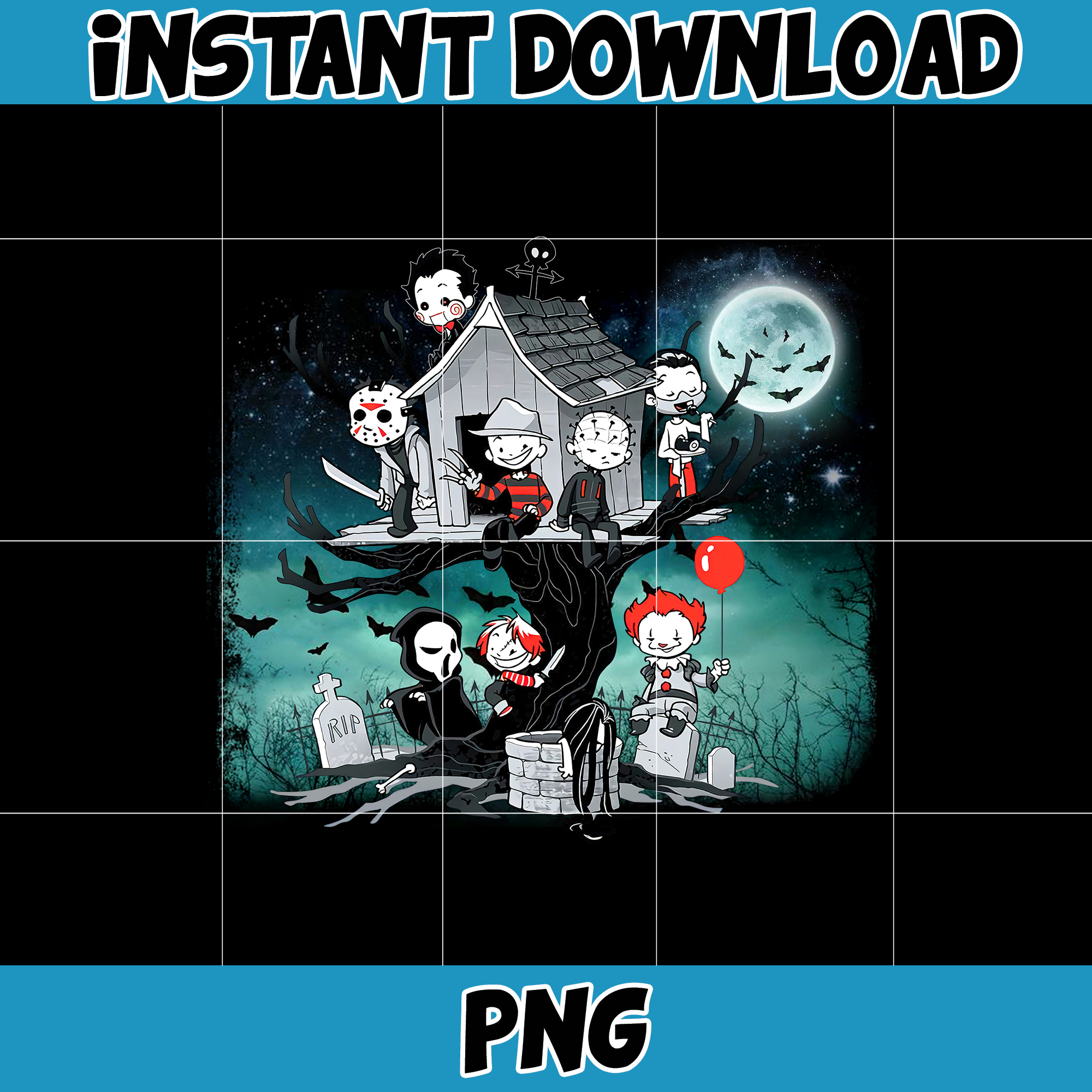 Horror Characters Png, Horror Friends, Halloween Movie Chara - Inspire ...