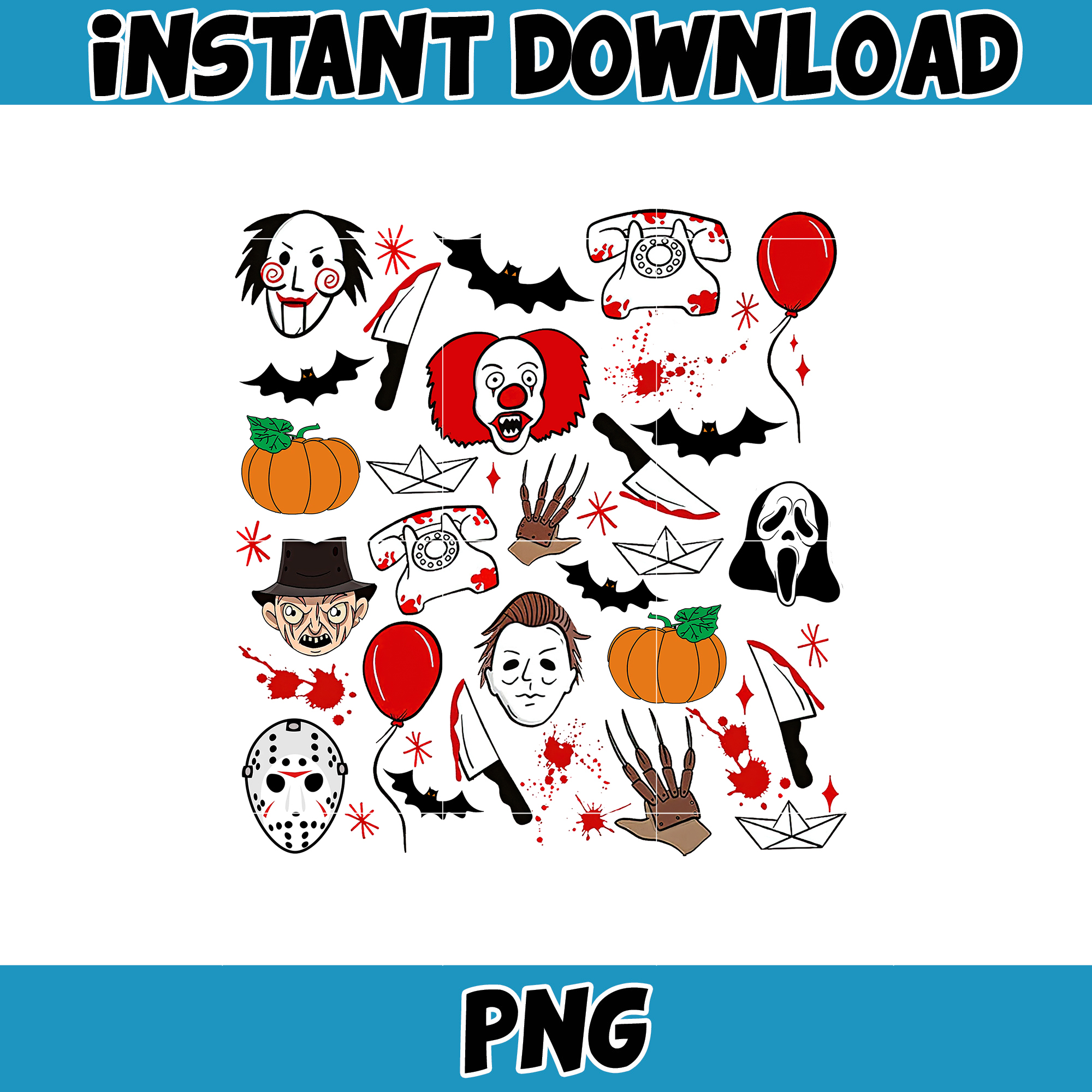 Horror Characters Png, Horror Friends, Halloween Movie Chara - Inspire ...
