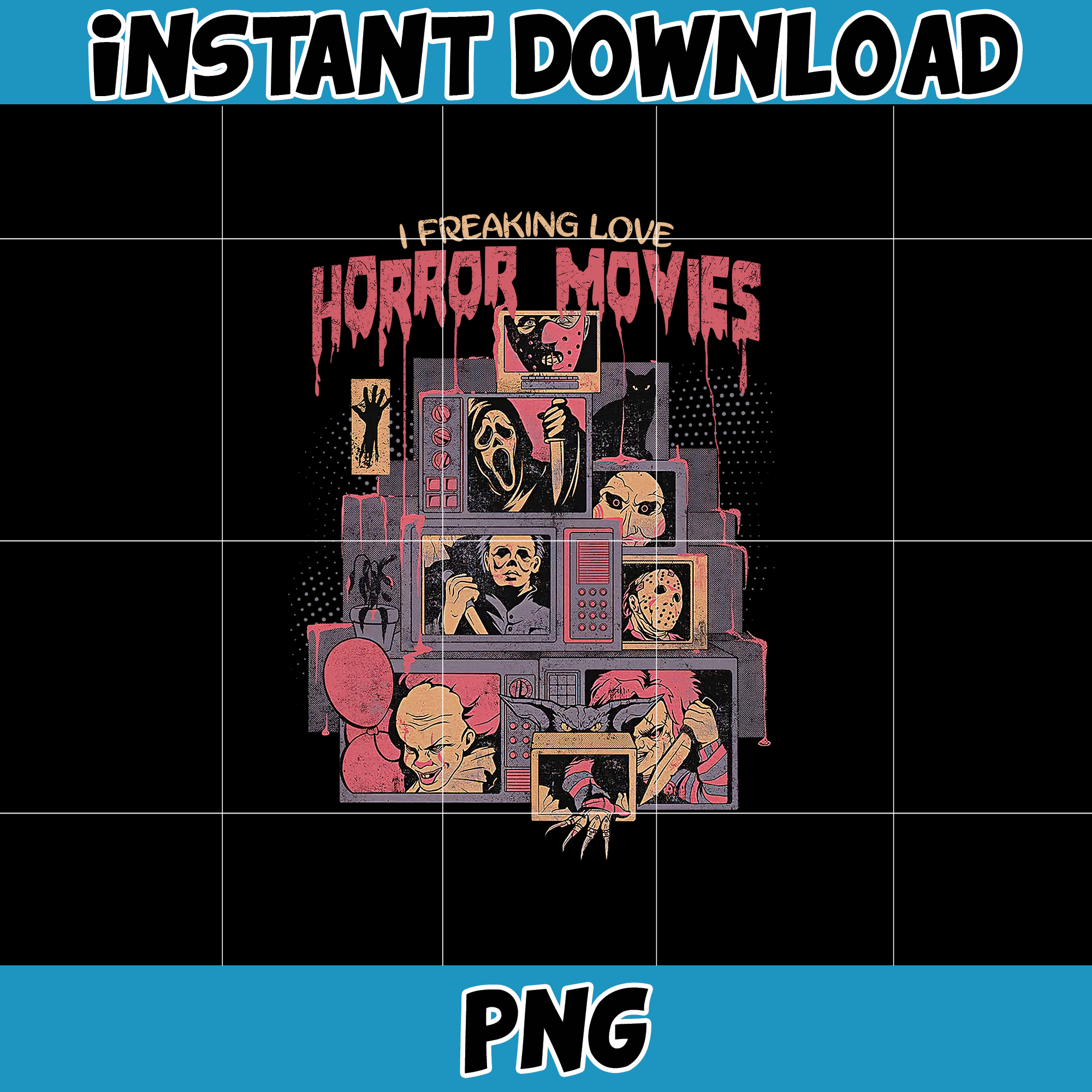 Horror Characters Png, Horror Friends, Halloween Movie Chara | Inspire ...