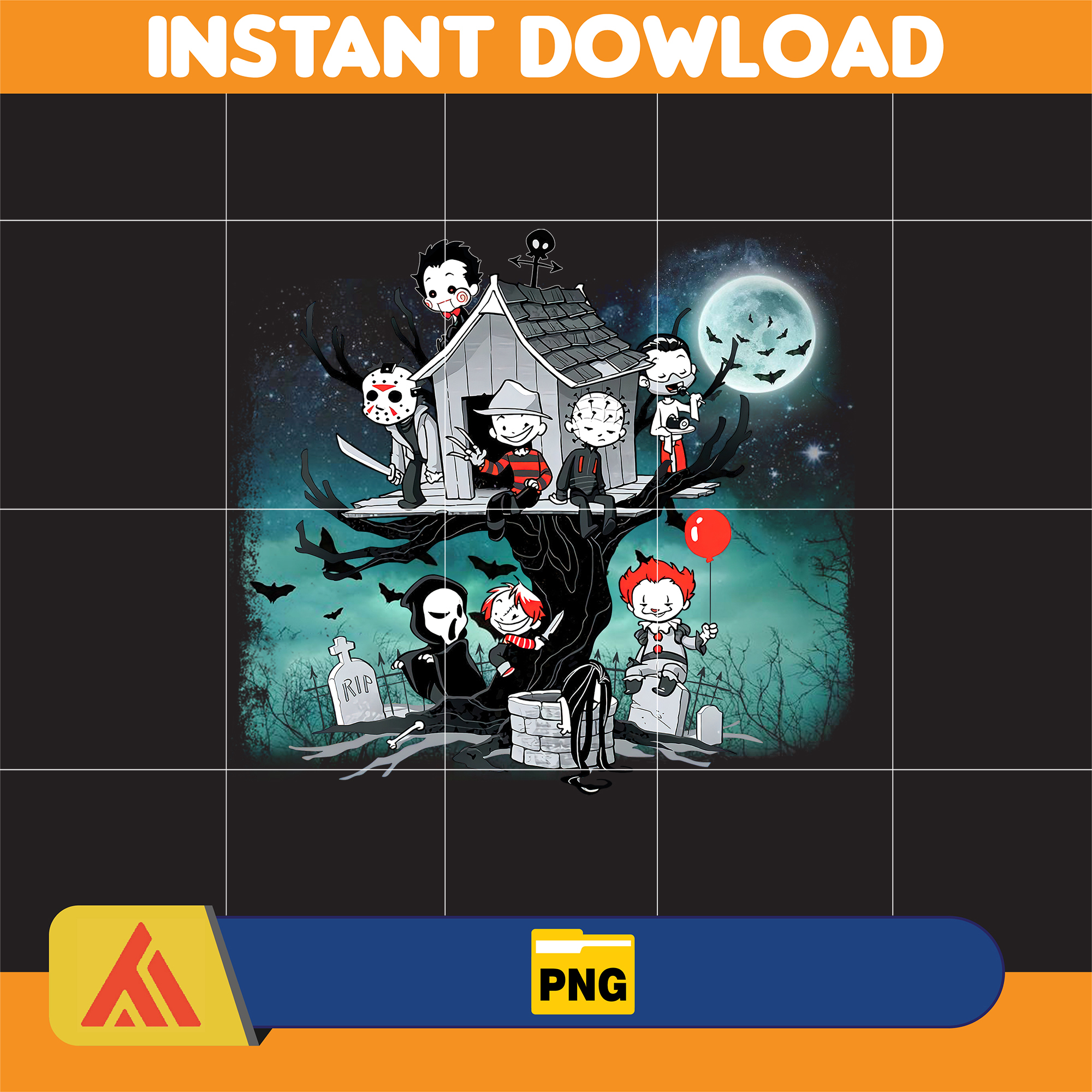 Horror Characters Png, Horror Friends, Halloween Movie Chara | Inspire ...