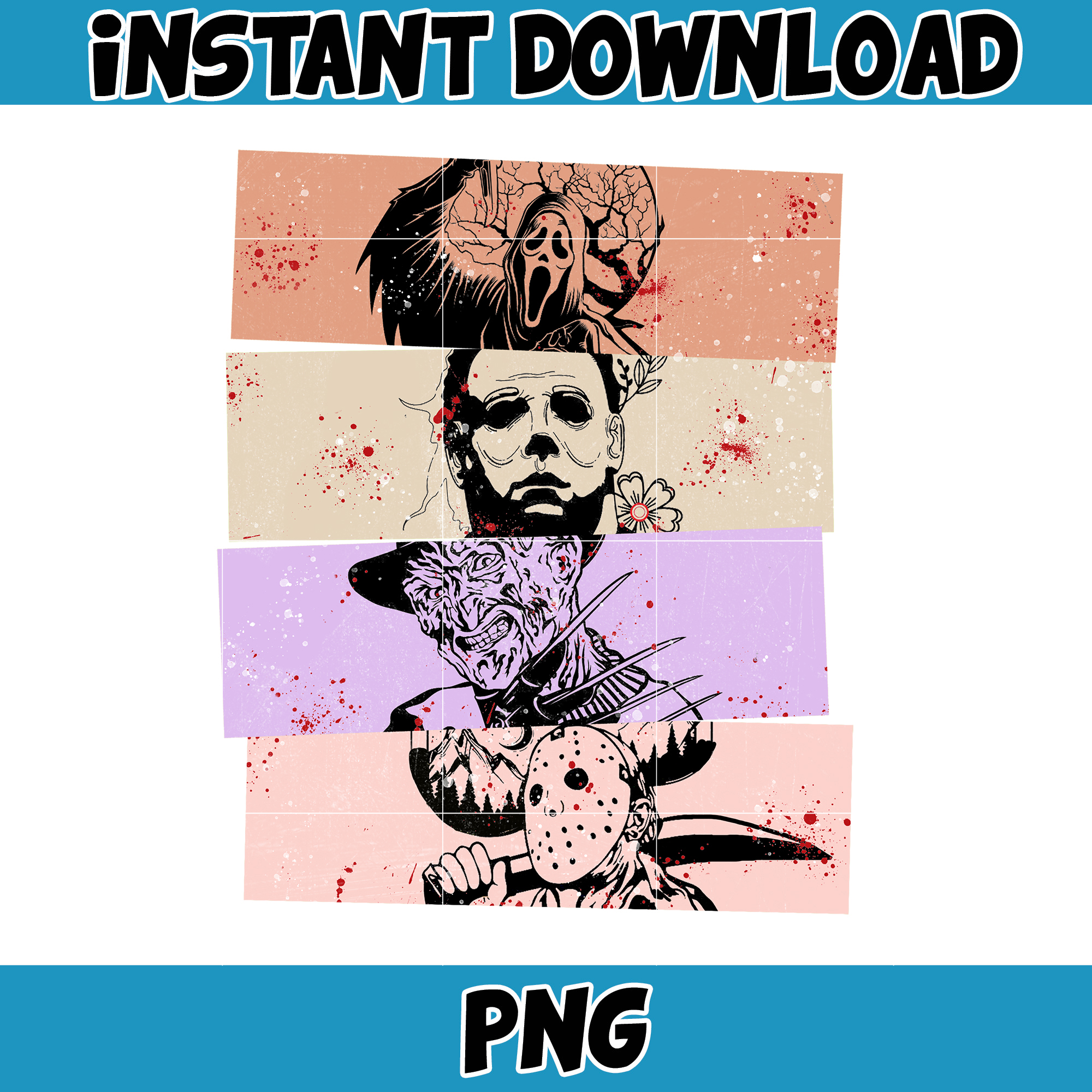 Retro Horror Characters PNG ,Designs Horror Movie Png , Retr - Inspire ...