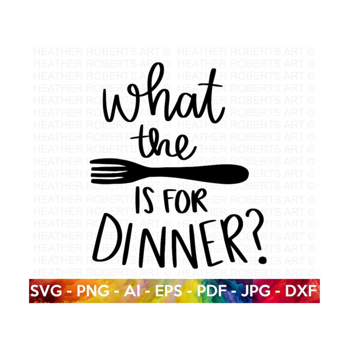 What the Fork is For Dinner SVG, Funny Kitchen SVG, Kitchen | Inspire ...