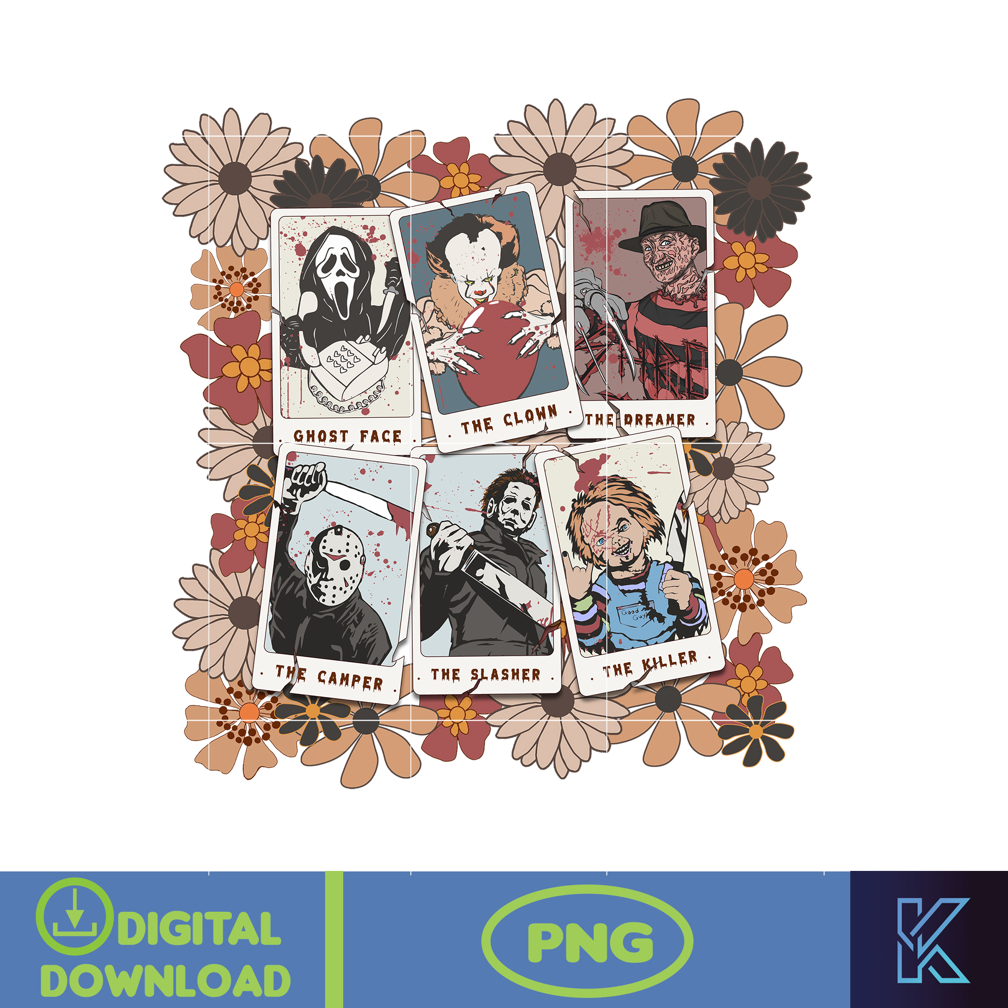 Retro Horror Characters PNG ,Designs Horror Movie Png , Retr | Inspire ...