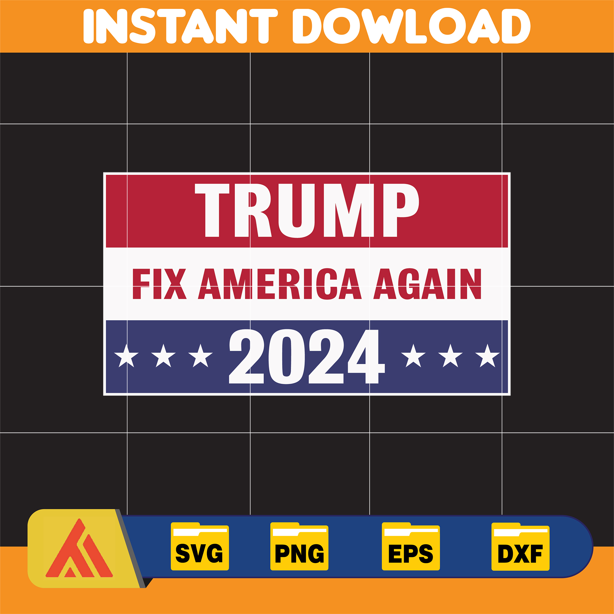 Trump 2024 Svg, Trump Svg, Donald Trump Svg, Trump Flag Svg, | Inspire ...