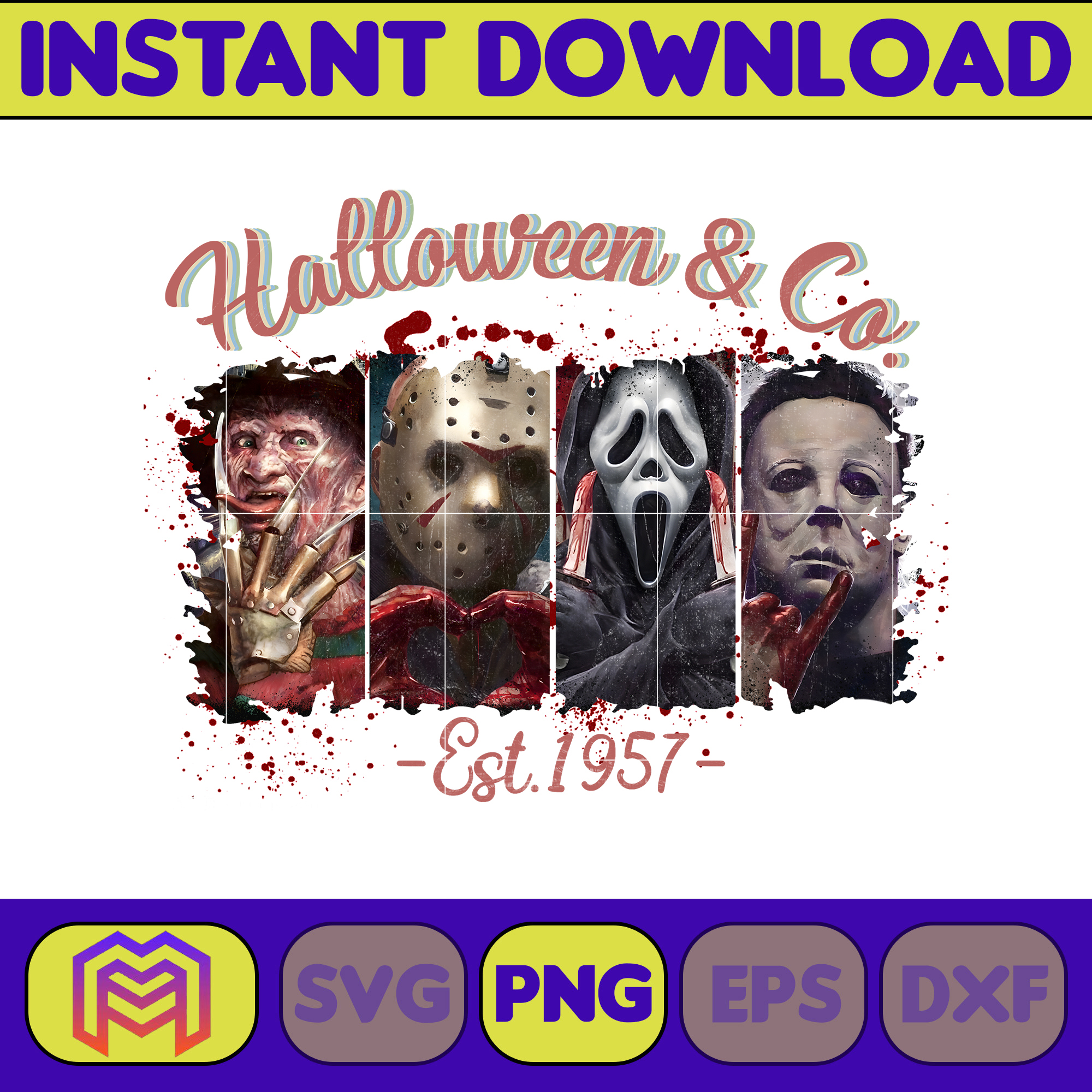 Retro Horror Characters PNG ,Designs Horror Movie Png , Retr | Inspire ...
