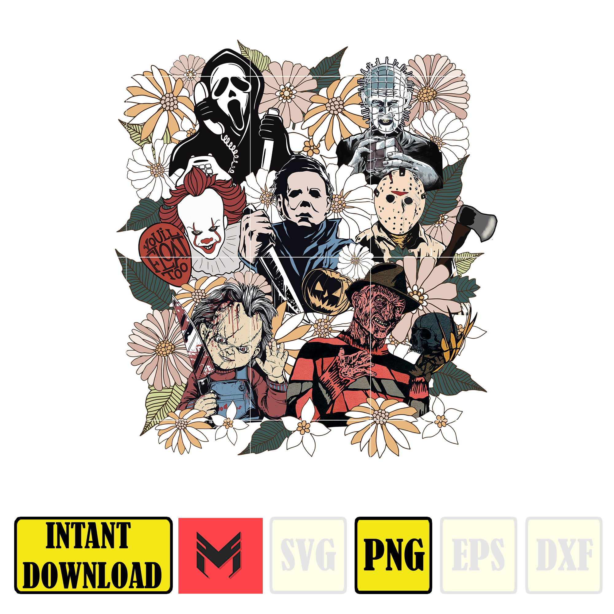 Retro Horror Characters PNG ,Designs Horror Movie Png , Retr | Inspire ...