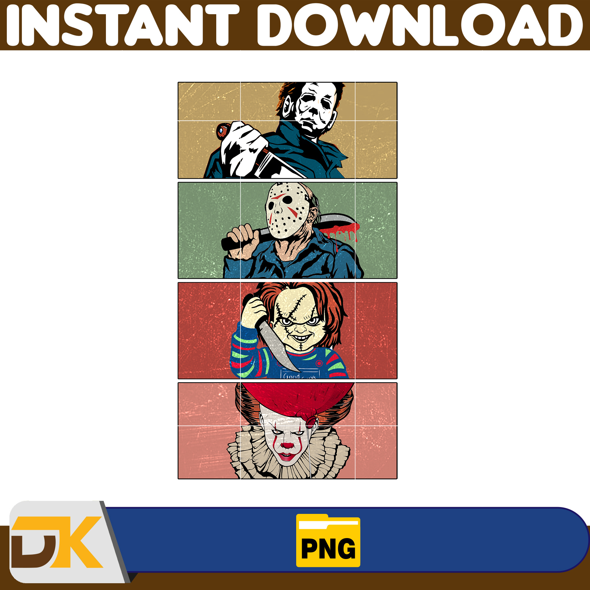 Retro Horror Characters PNG ,Designs Horror Movie Png , Retr | Inspire ...