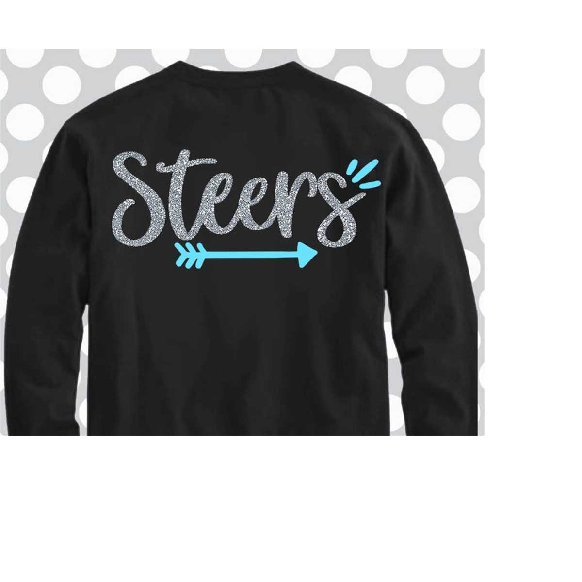 Steers svg, SVG, DxF, EpS, Cut file, arrow svg, Steer, short - Inspire ...