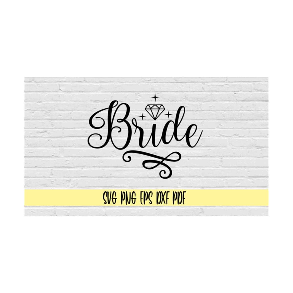 Bride svg png eps dxf pdf/bride to be svg/bride diamond ring | Inspire ...