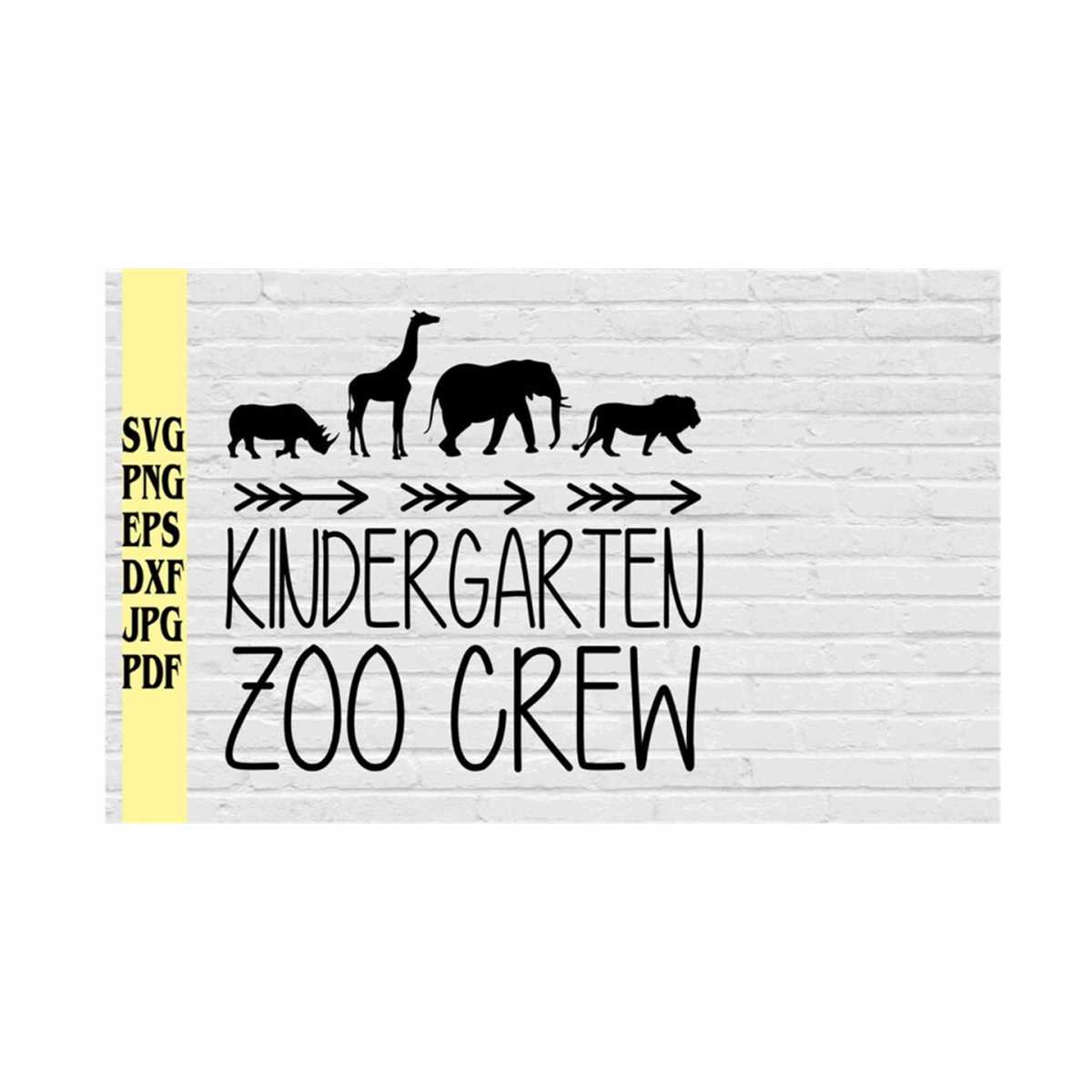 kindergarten zoo crew svg png eps dxf jpg pdf/zoo crew svg/z | Inspire ...