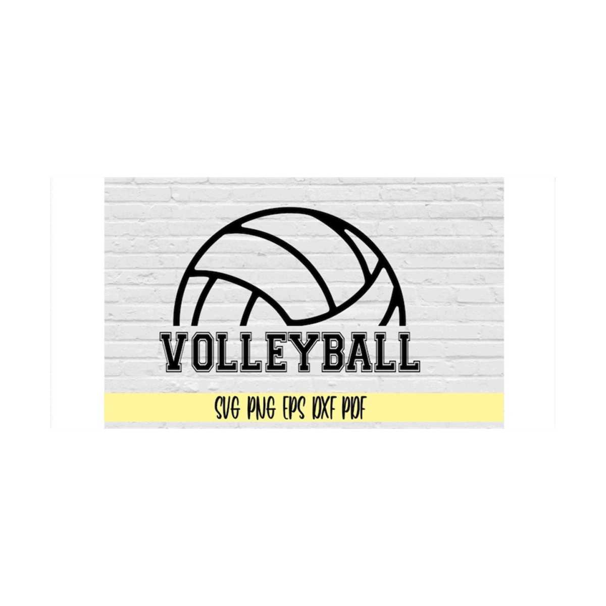 Volleyball svg png eps dxf pdf/Sports svg/volleyball Clipart | Inspire ...