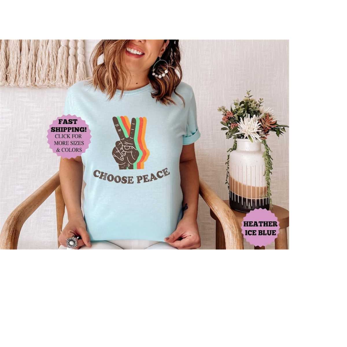 Peace Sign Shirts – Embrace Retro Style | Inspire Uplift