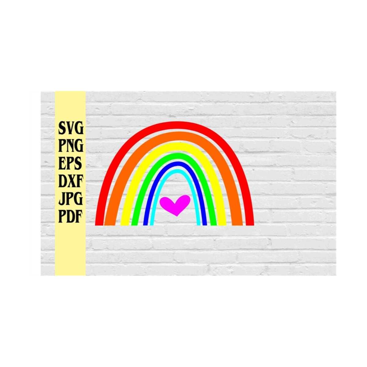 Rainbow svg png eps dxf jpg pdf/rainbow colors svg/rainbow w | Inspire ...