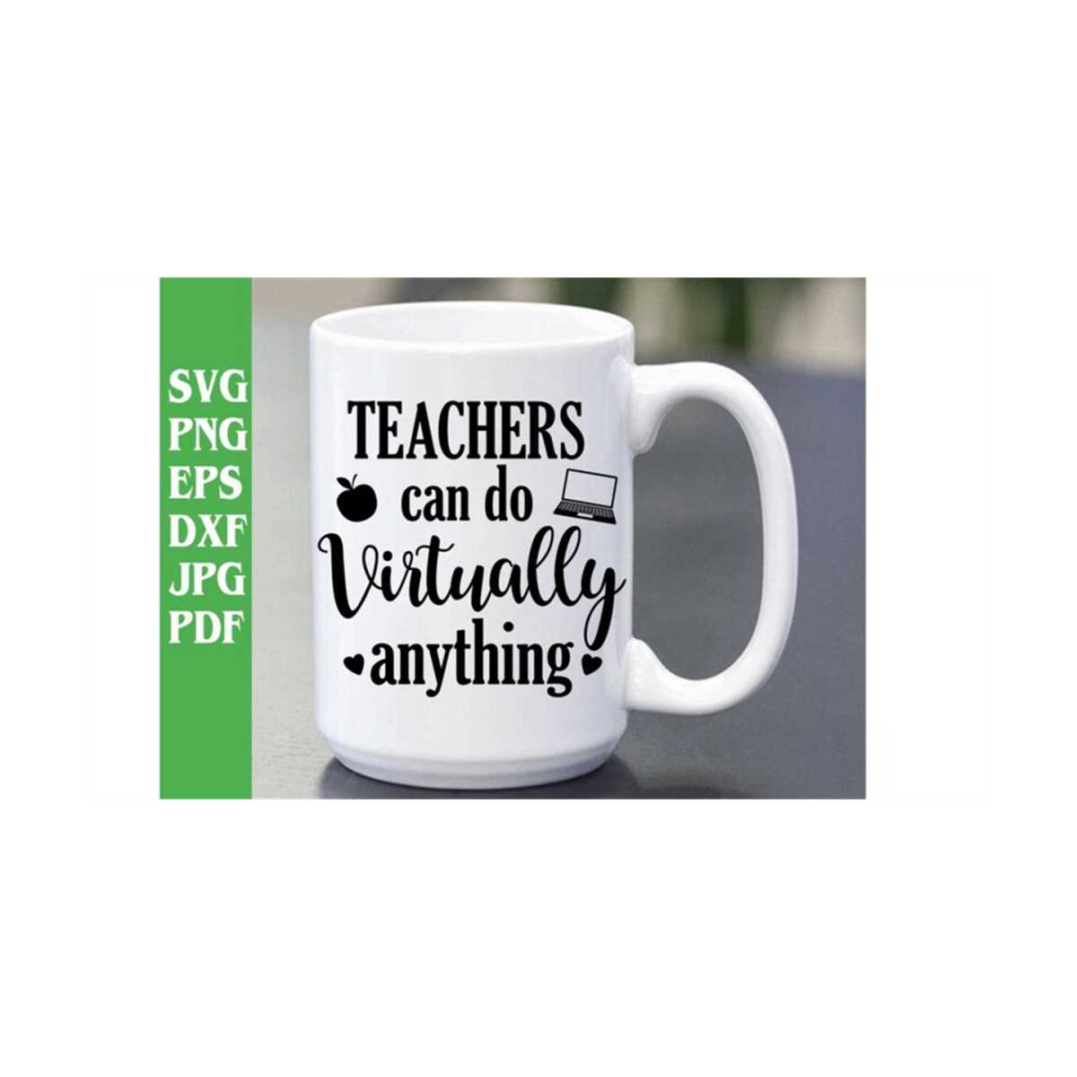 teachers can do virtually anything svg png eps dxf jpg pdf/t | Inspire ...