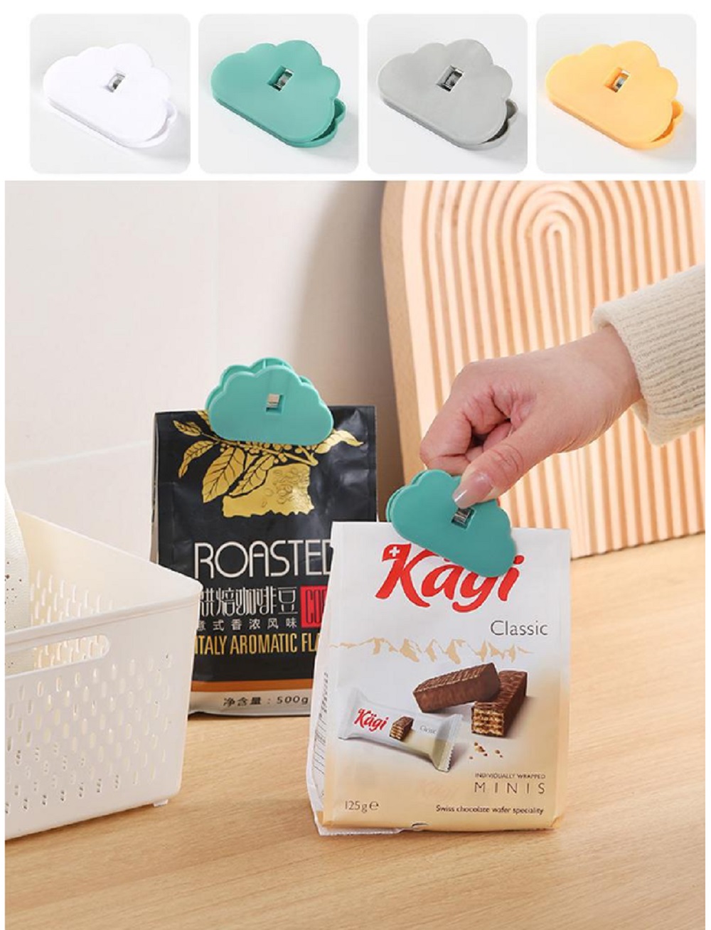 8 Ps Chip Bag Clips Set-Chip Bag Sealing Clip for Secure & A - Inspire ...