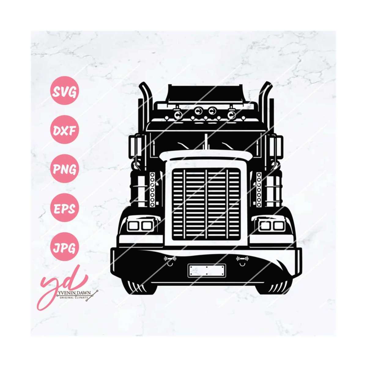 Big Truck Svg | Truck Svg | American Trucker Svg | Trucker S | Inspire ...