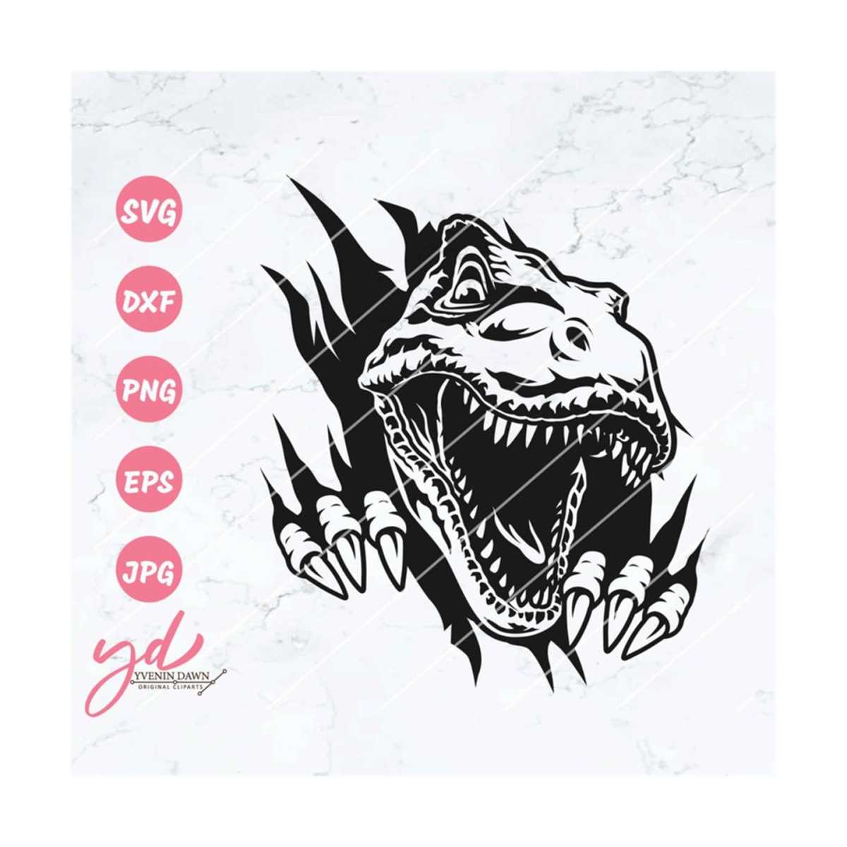 Dinosaur Dino Raptor T-Rex Scratch Svg Png | Triceratops Tyr - Inspire ...