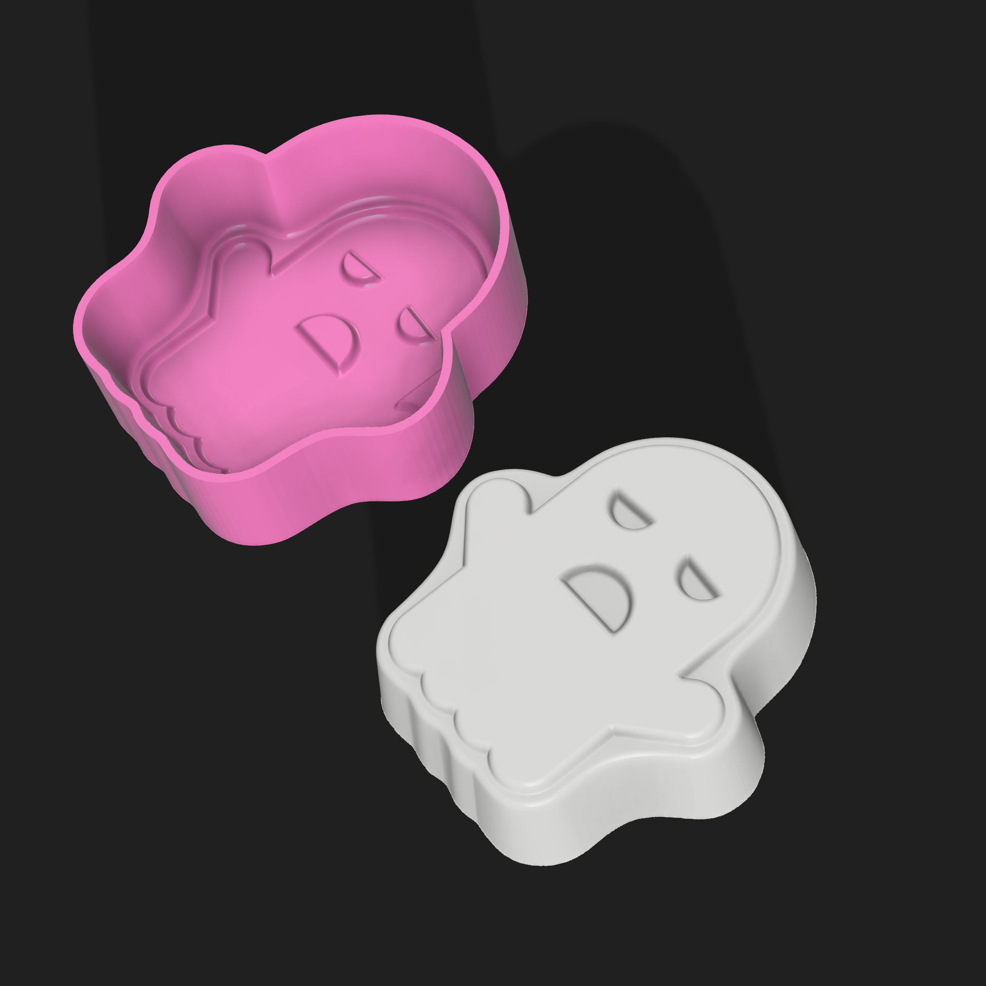 Screaming Ghost Bath Bomb Mold STL files | Inspire Uplift