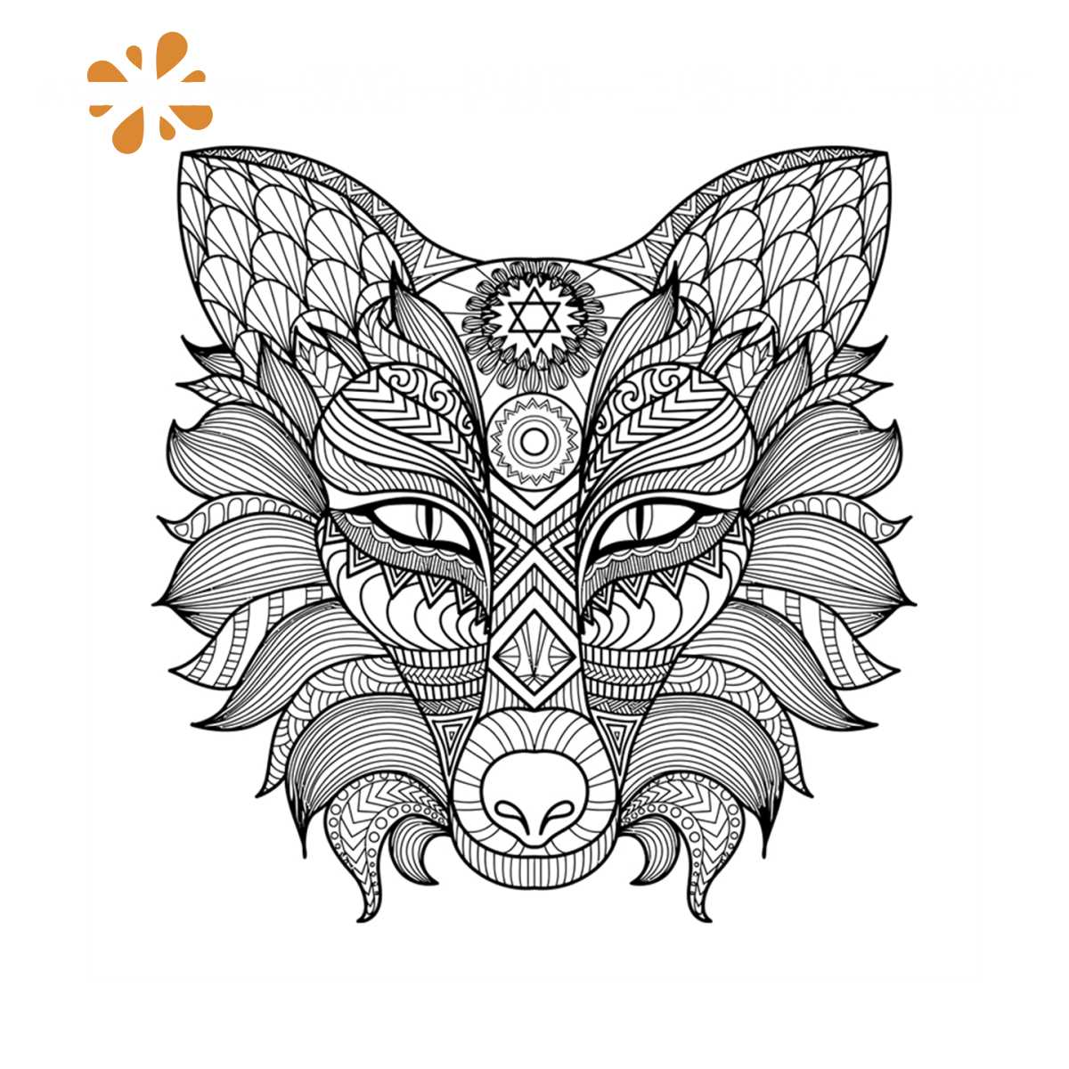 Fox Zentangle Fox Pattern Animal Svg | Inspire Uplift