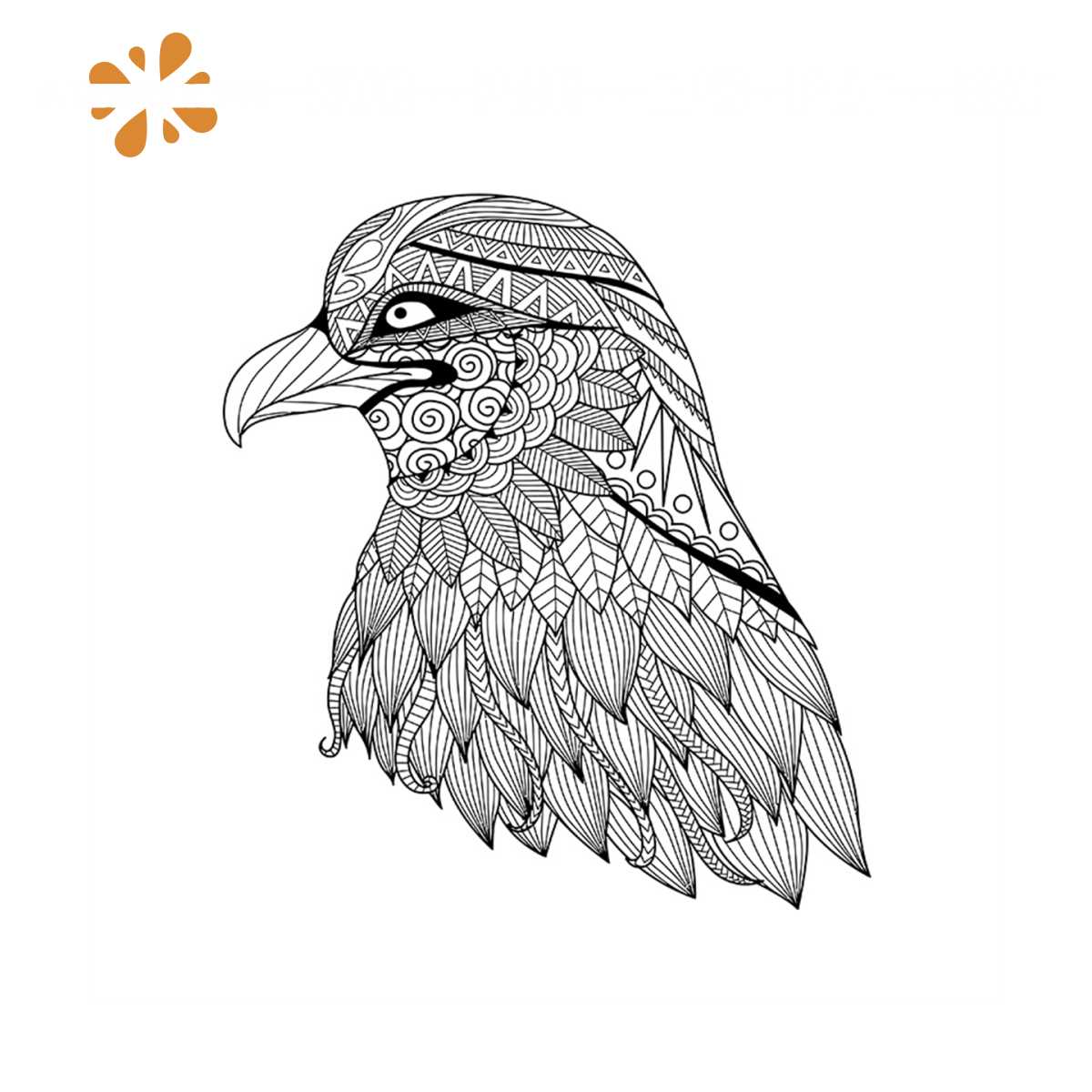 Eagle Zentangle Eagle Pattern Animal Svg | Inspire Uplift