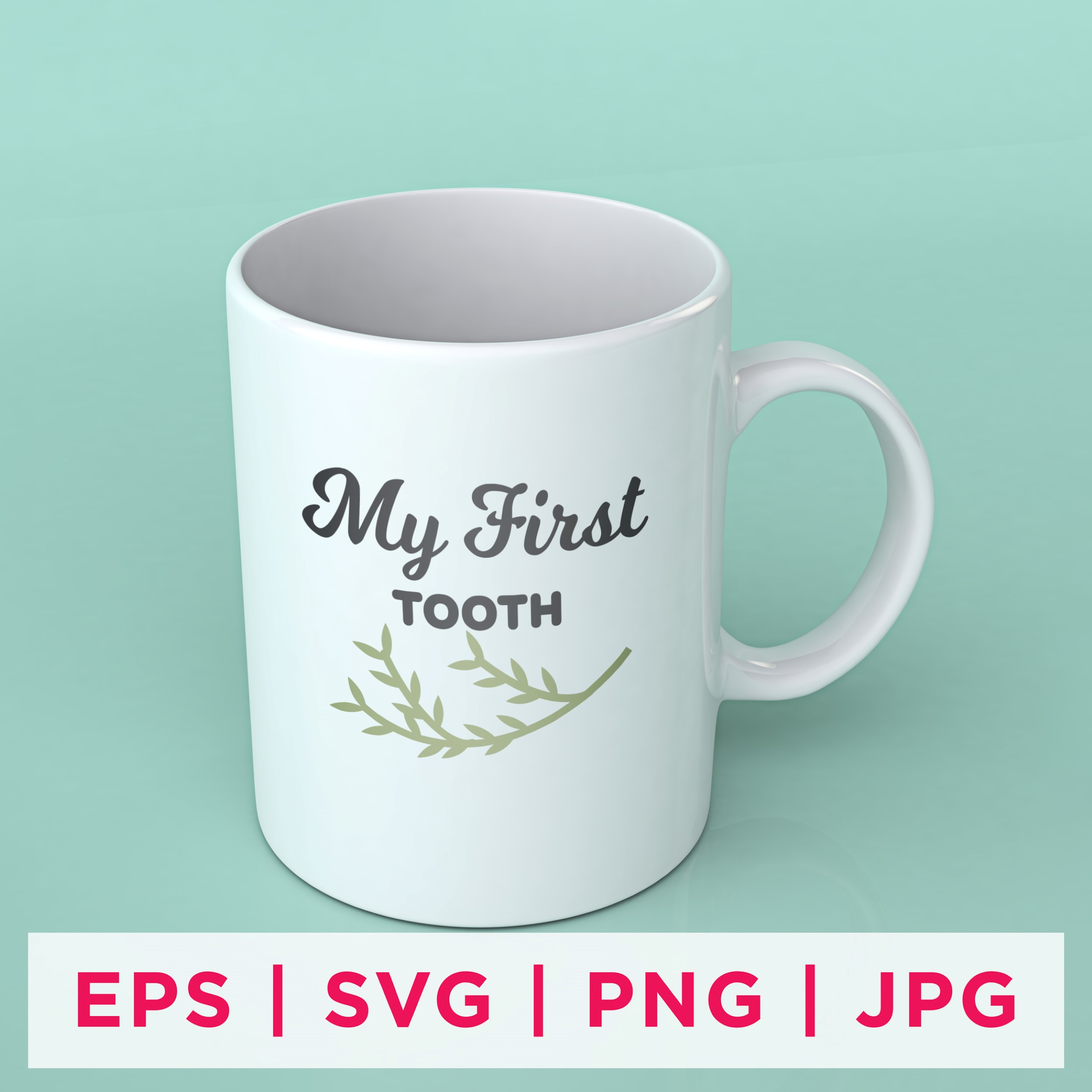 My First Tooth Baby Milestone Design's Quote Stickers | Inspire Uplift