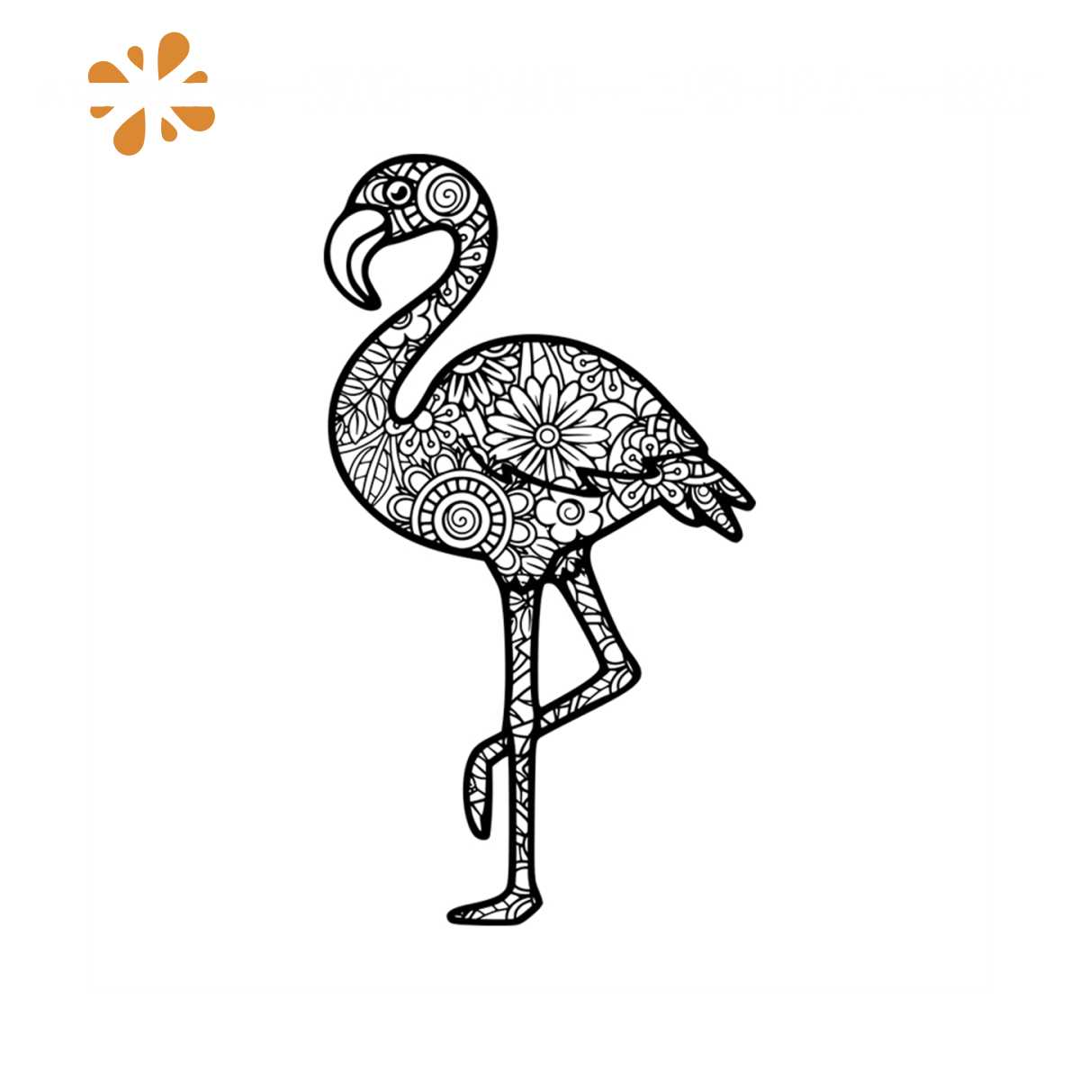 Flamingo Zentangle Flamingo Pattern Animal Svg | Inspire Uplift