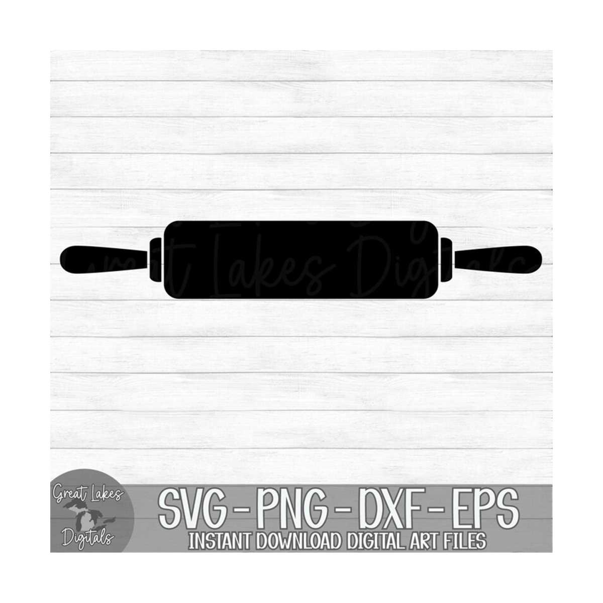 Rolling Pin - Instant Digital Download - svg, png, dxf, and | Inspire ...