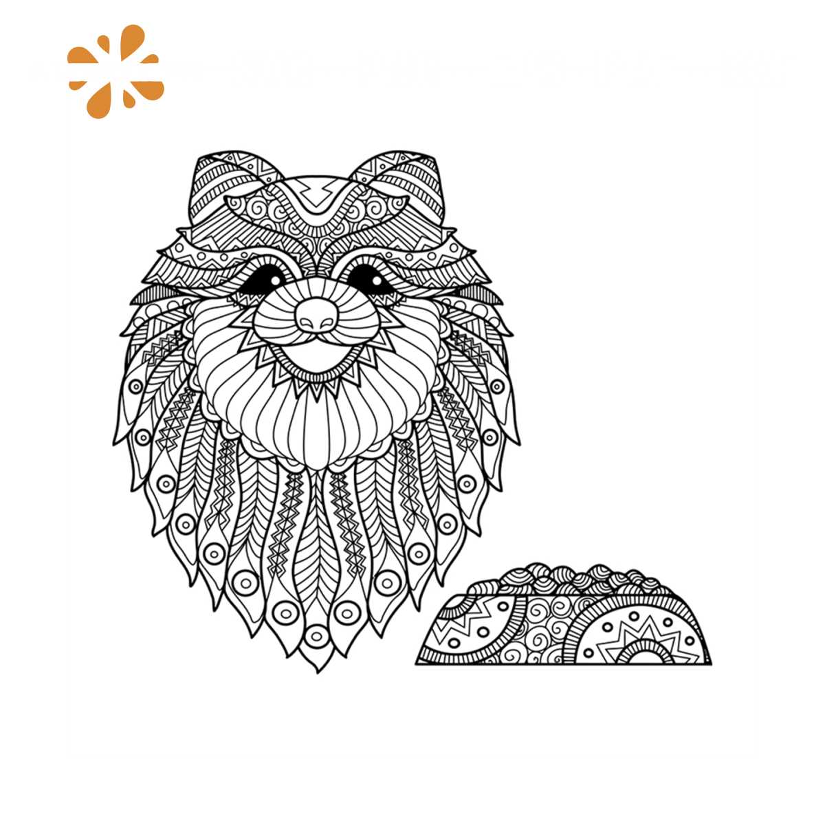 Dog Zentangle Dog Body Pattern Animal Svg | Inspire Uplift