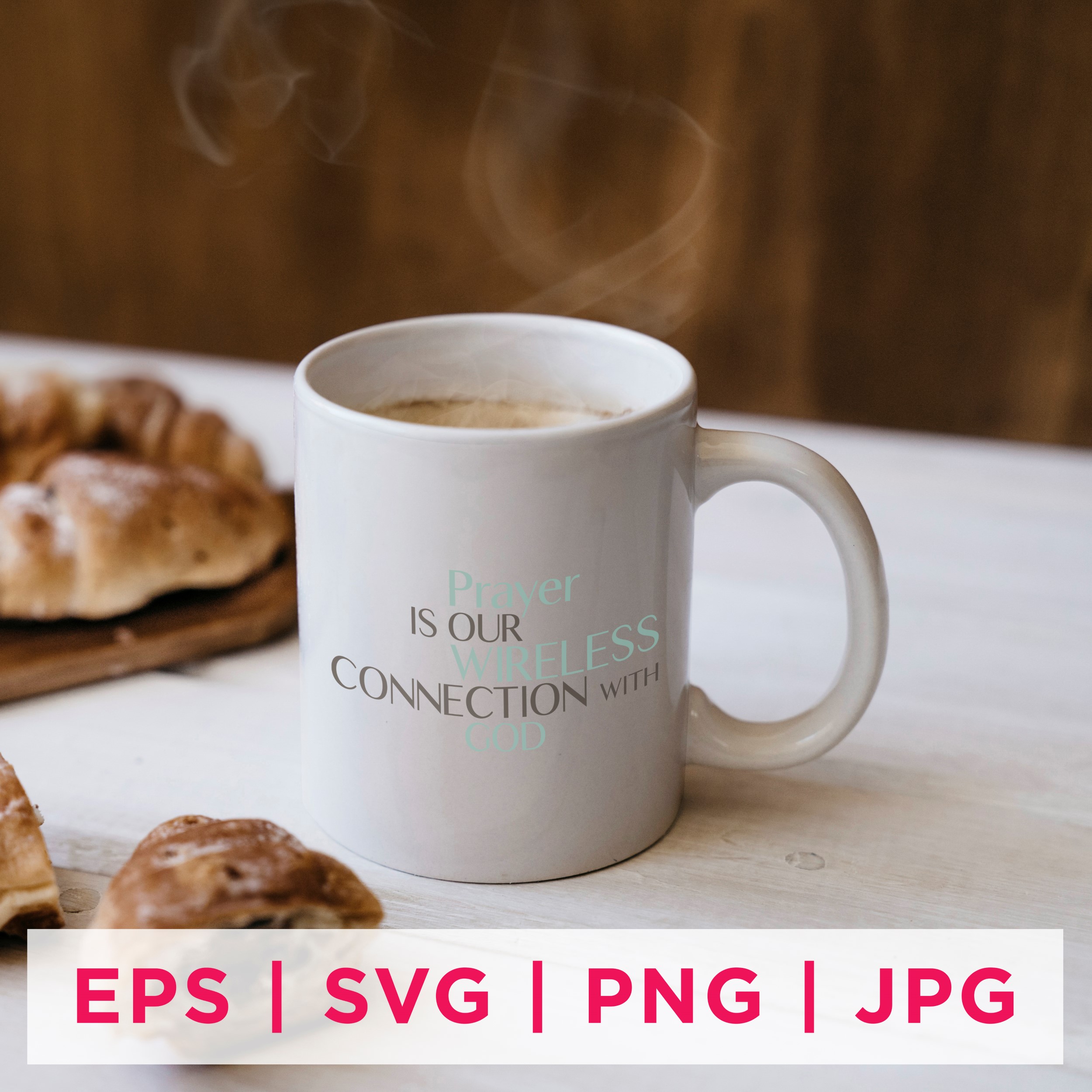 Prayer IS OUR WIRELESS CONNECTION WITH GOD Faith Quote Stick | Inspire ...