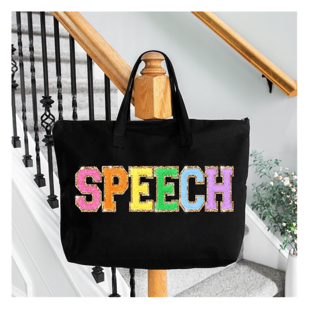 SPEECH Therapy Tote Bag, Speech Therapy Gift for SLP Bag, Ba | Inspire ...