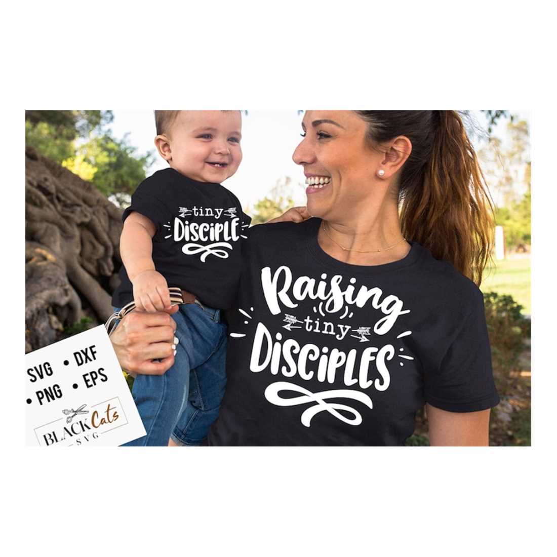 Raising tiny disciples svg, Tiny disciple svg, mama and me - Inspire Uplift