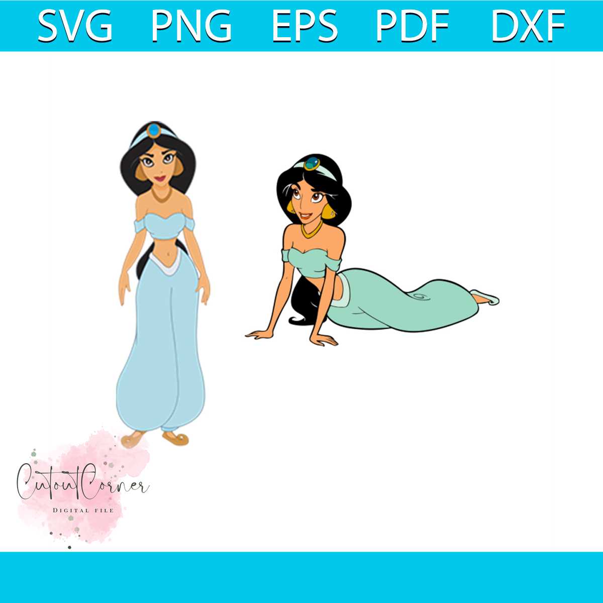 Princess Jasmine Svg, Disney Svg, Jasmines Story Svg, Disney | Inspire ...