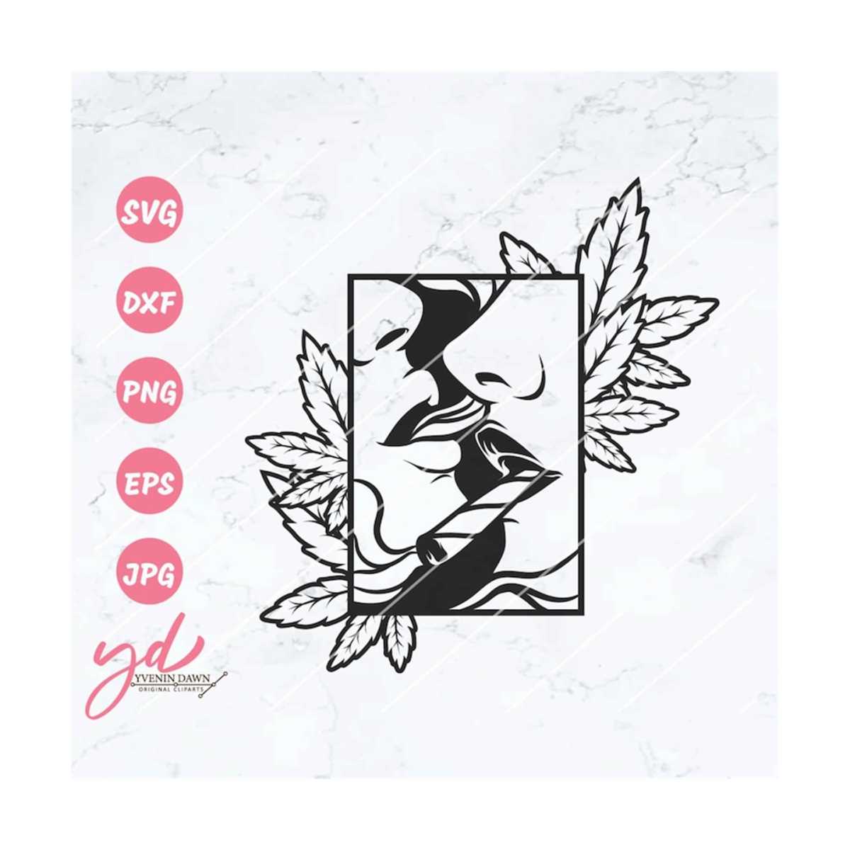 Sexy Lips Smoking Weed