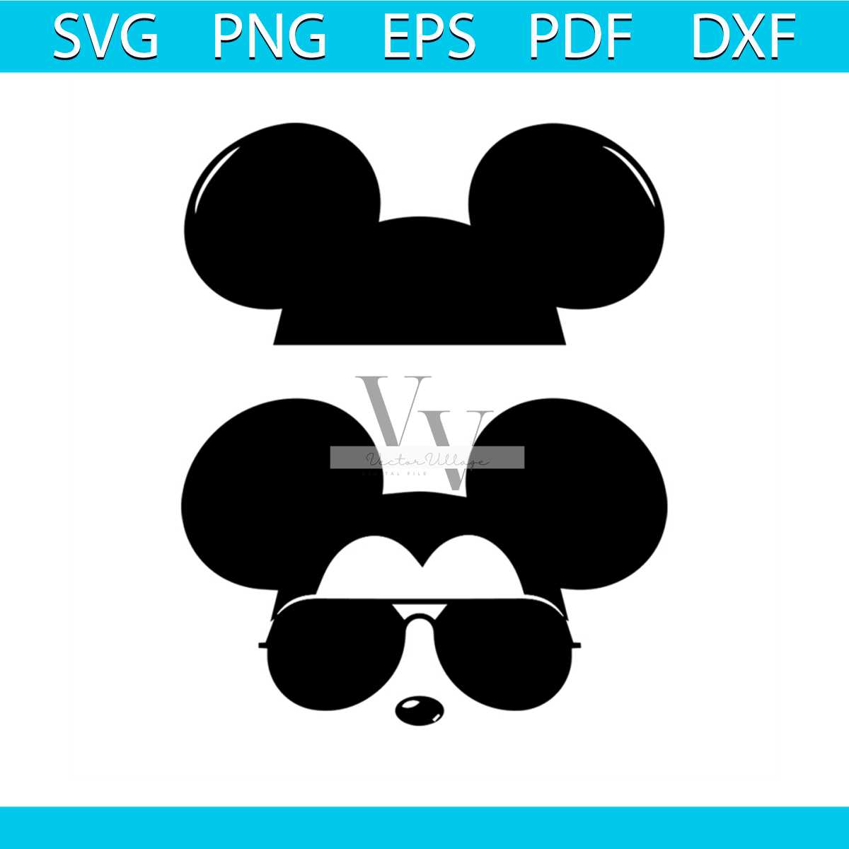 Mickey Mouse With Sunglasses Svg, Disney Svg, Mickey Svg, Mi | Inspire ...