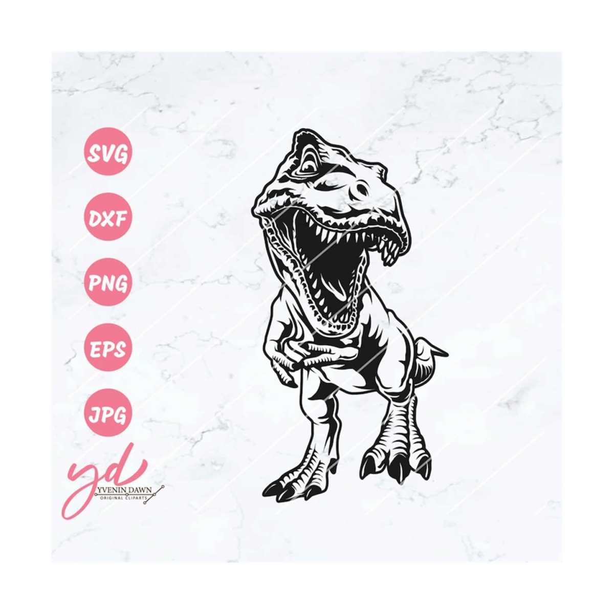 T-Rex Svg | Dino Svg | Dinosaur Svg | Tyrannosaurus Svg | Di | Inspire ...