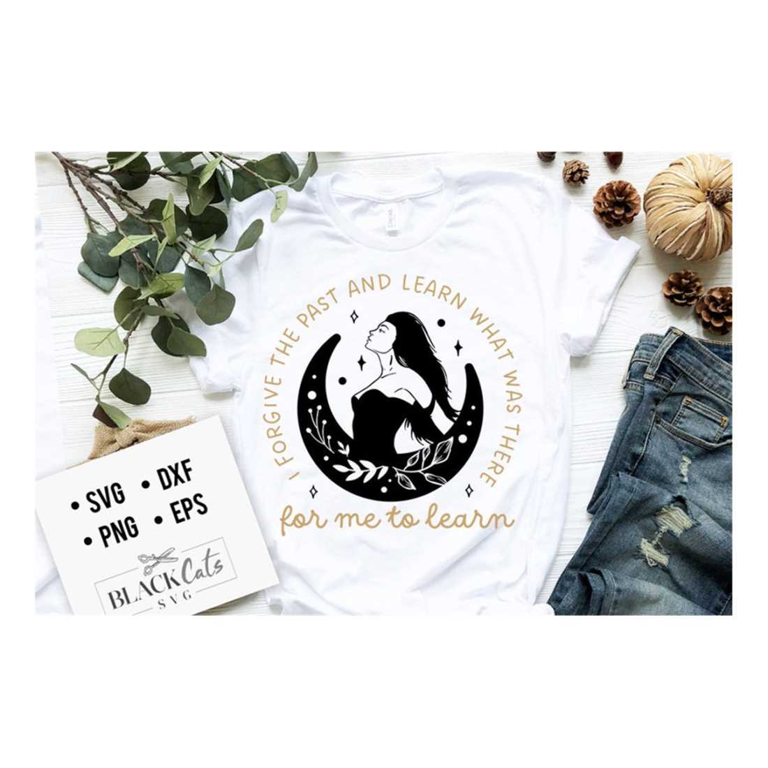 I forgive the past svg, Positive affirmations svg, Botanical - Inspire ...