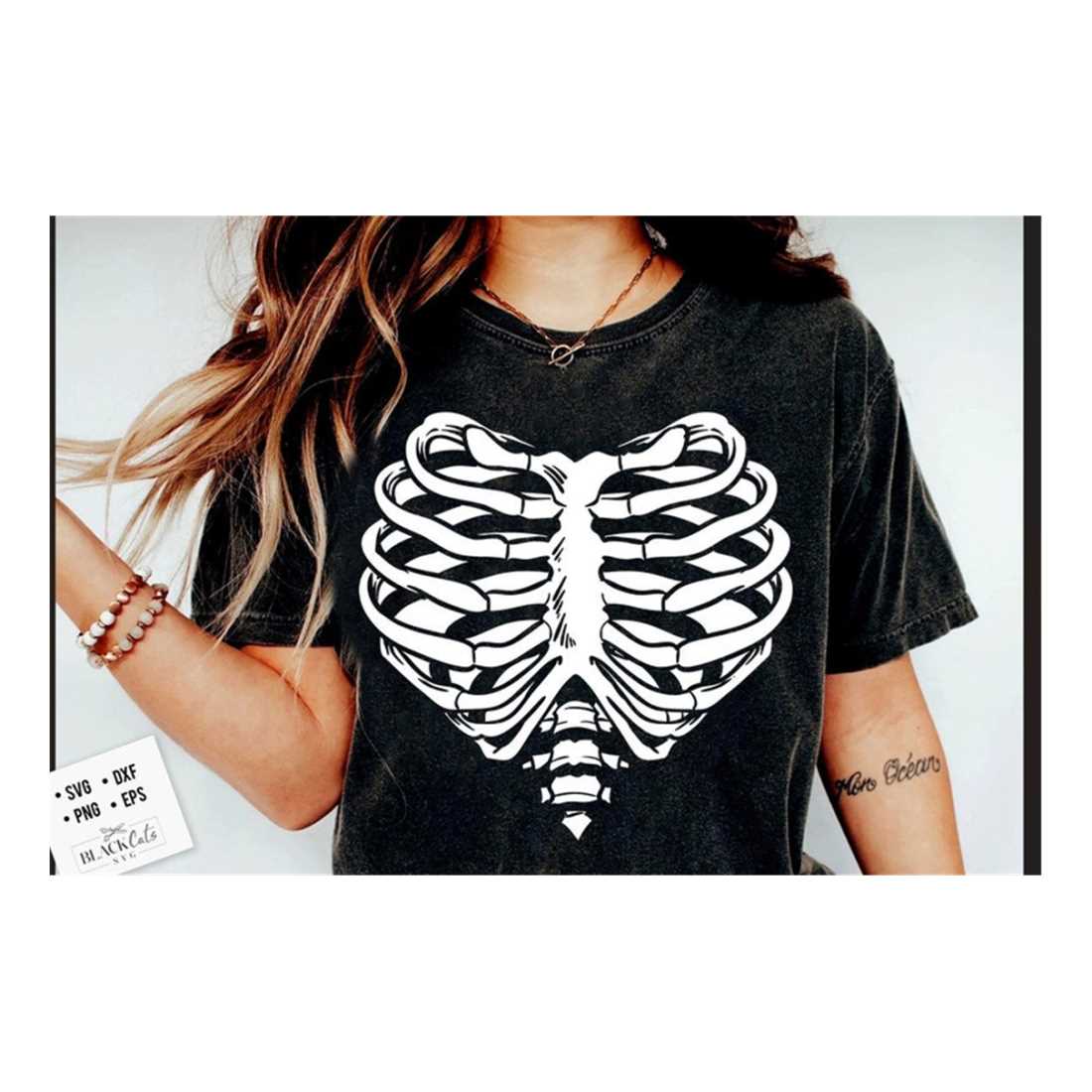 Rib Cage SVG, Skeleton Valentines Day svg, Skeleton valentin - Inspire ...