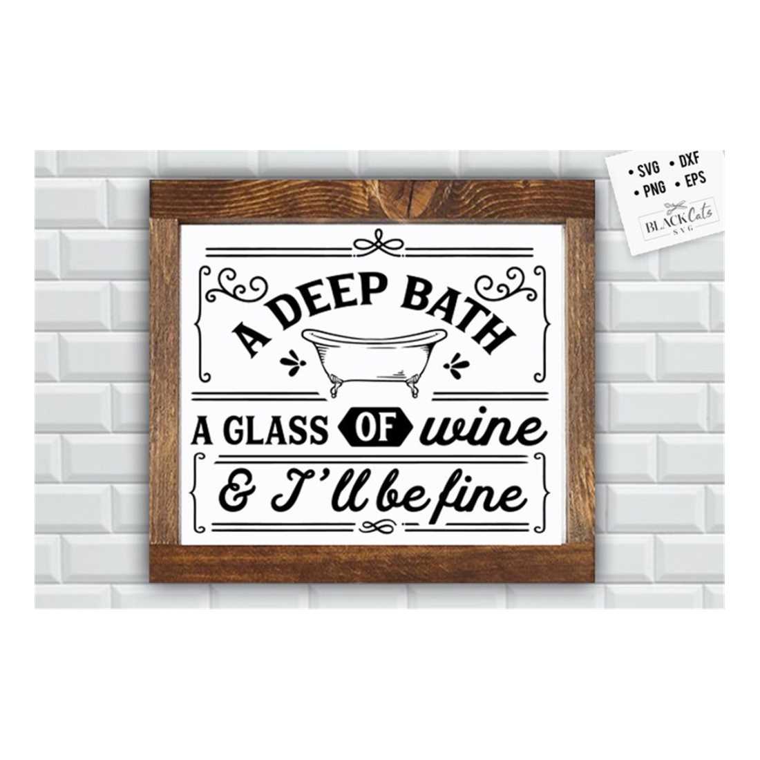 A deep bath svg, Bathroom SVG, Bath SVG, Rules SVG, Farmhous - Inspire ...