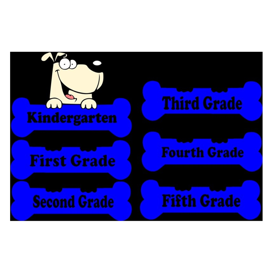 Dog with Bone/Sign Grades K-5 SVG file for Cricut or Silhoue | Inspire ...