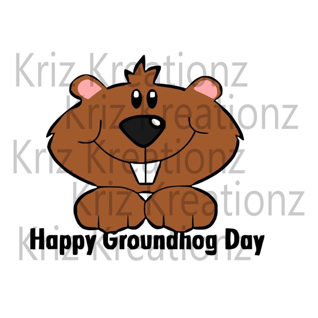 Groundhog Day SVG Cut File | Inspire Uplift