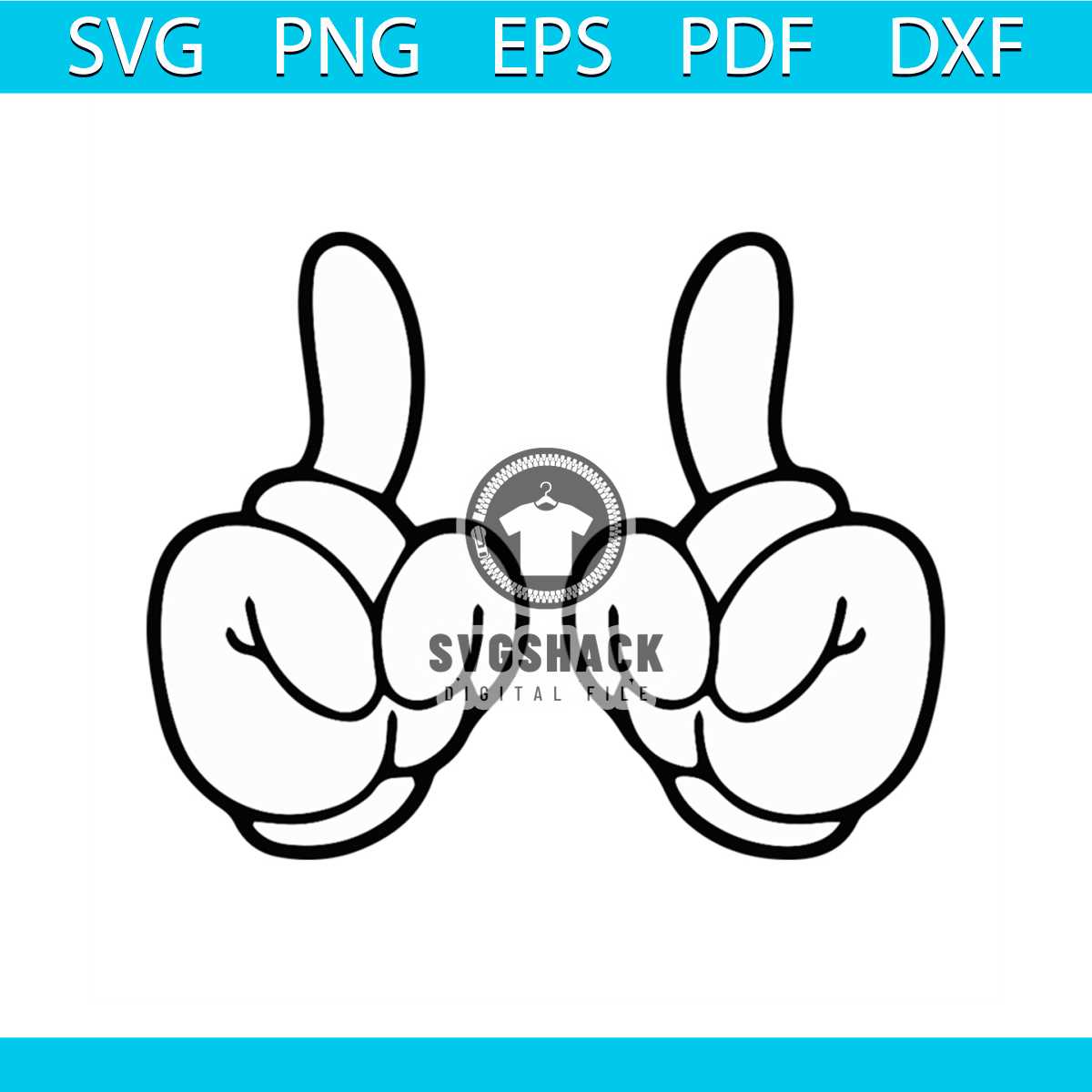 Mickey Mouse Hands Fingers Pointing svg, Disney Svg, Mickey - Inspire ...