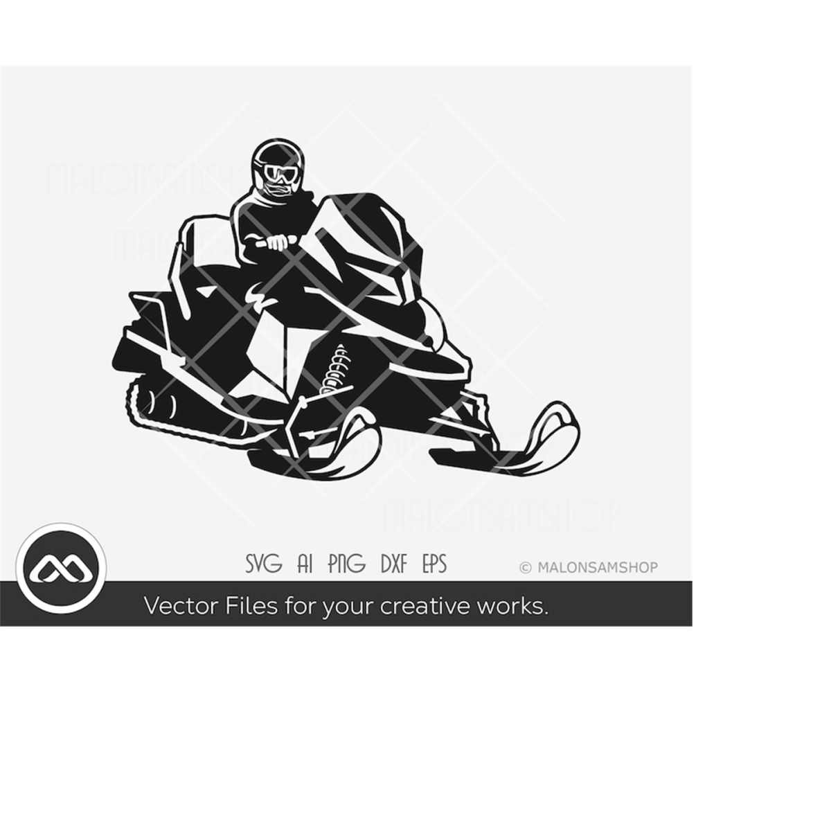 Snowmobile SVG | winter sports svg | snowmobiling svg | snow | Inspire ...