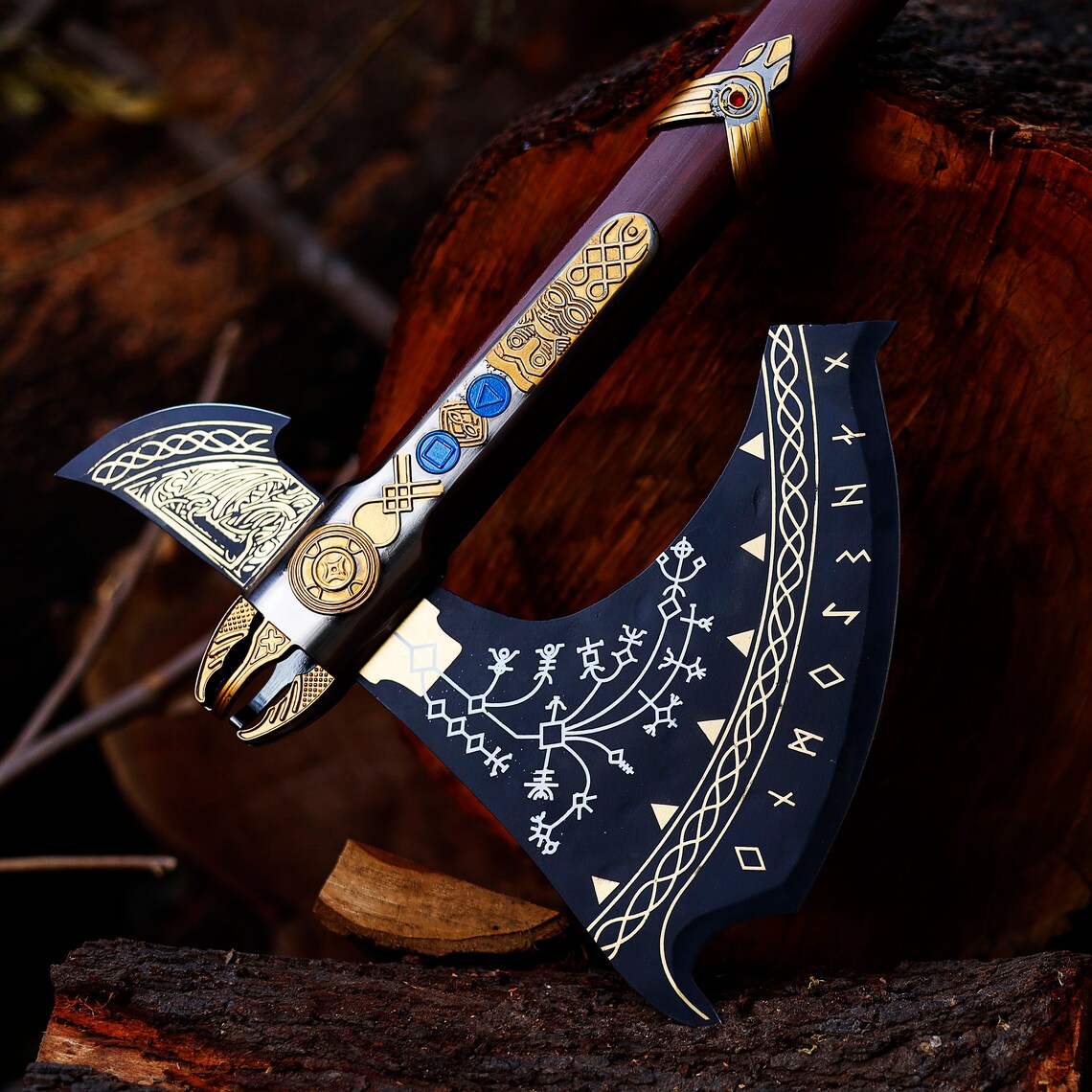 God of War Axe, Leviathan Axe, Kratos Axe, Viking Axe Handma | Inspire ...