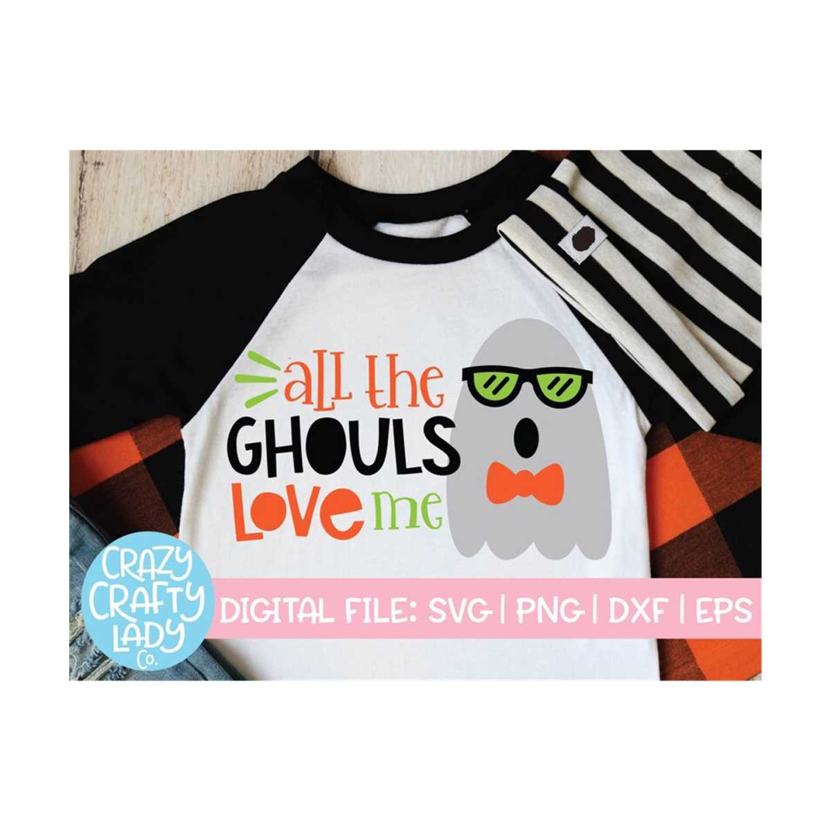 All the Ghouls Love Me SVG, Halloween Cut File, Kids' Ghost | Inspire ...