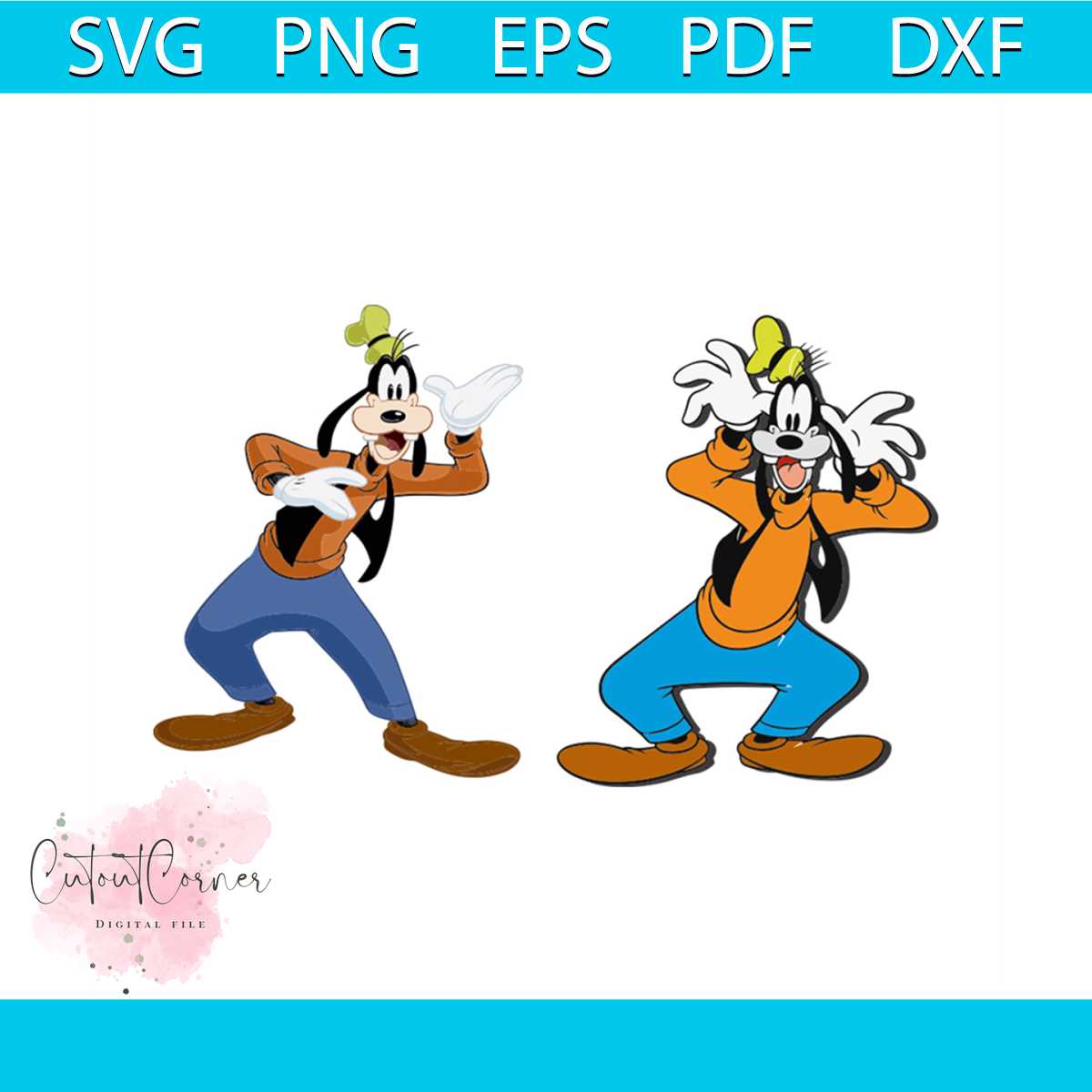 Goofy svg, Disney Svg, Disney Character Svg, Cartoon Charact | Inspire ...