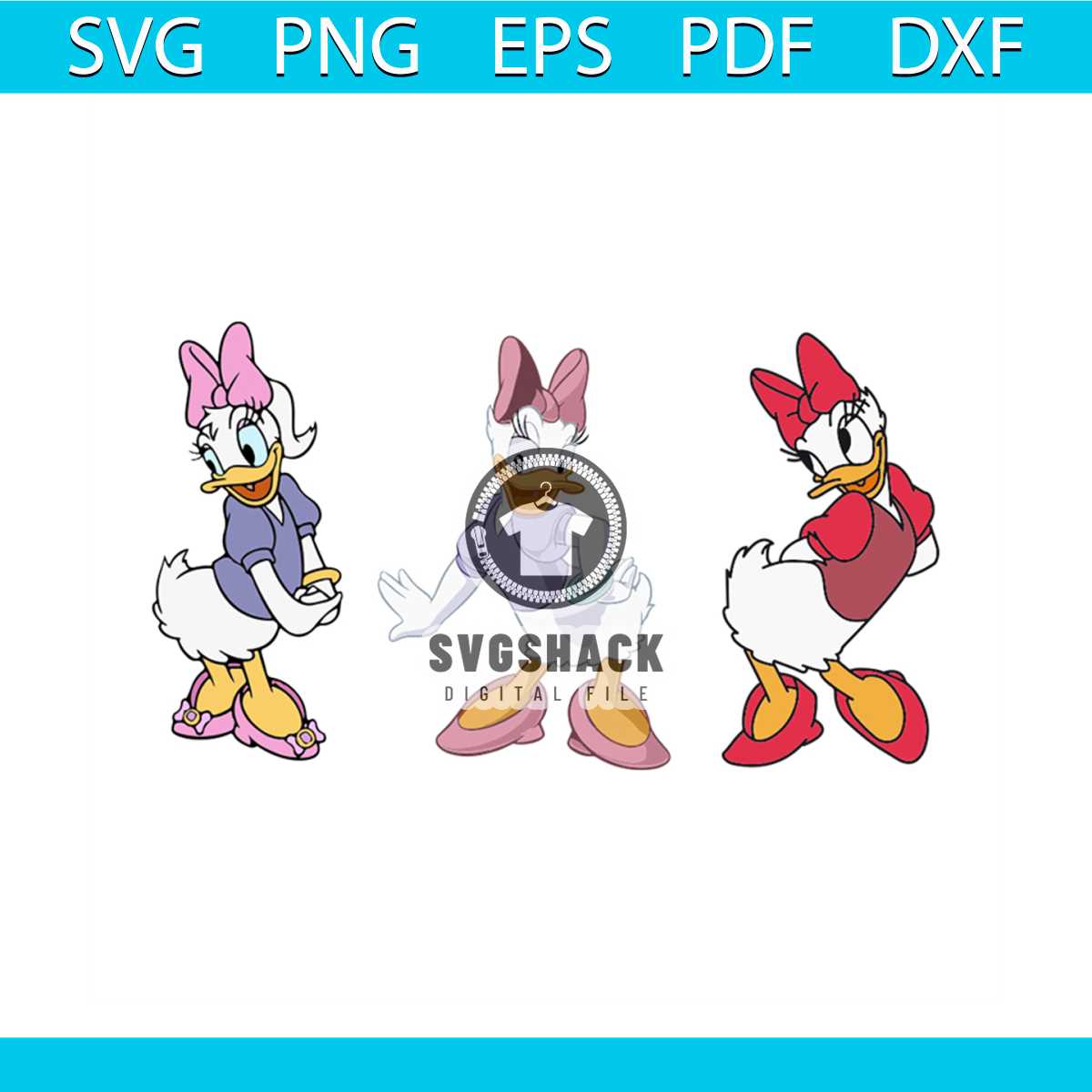 Daisy Duck Svg, Disney Svg, Disney Character Svg, Cartoon Ch | Inspire ...